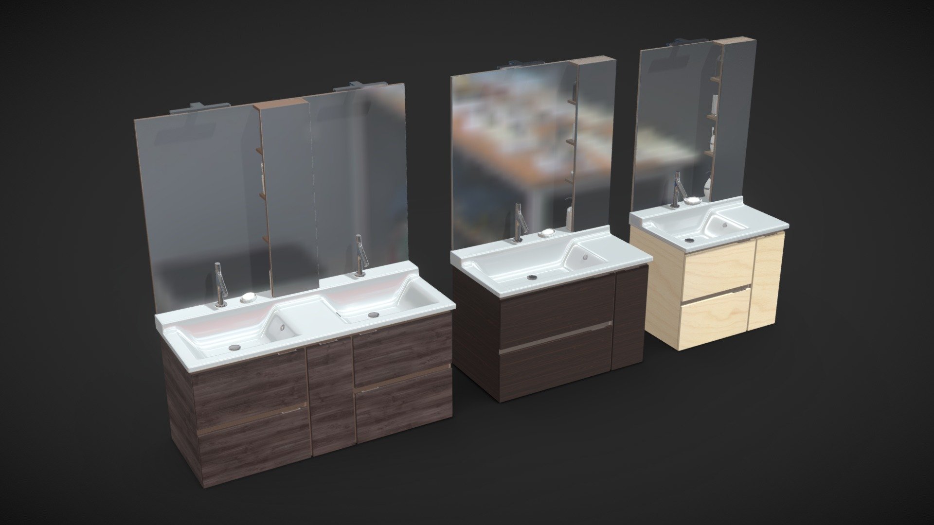 washbasin jacob delafon SOPRANO - Buy Royalty Free 3D model by madMIX ...