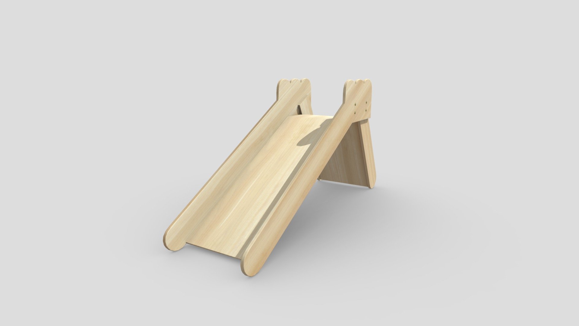 Urban solid wood slide - Buy Royalty Free 3D model by interior model ...