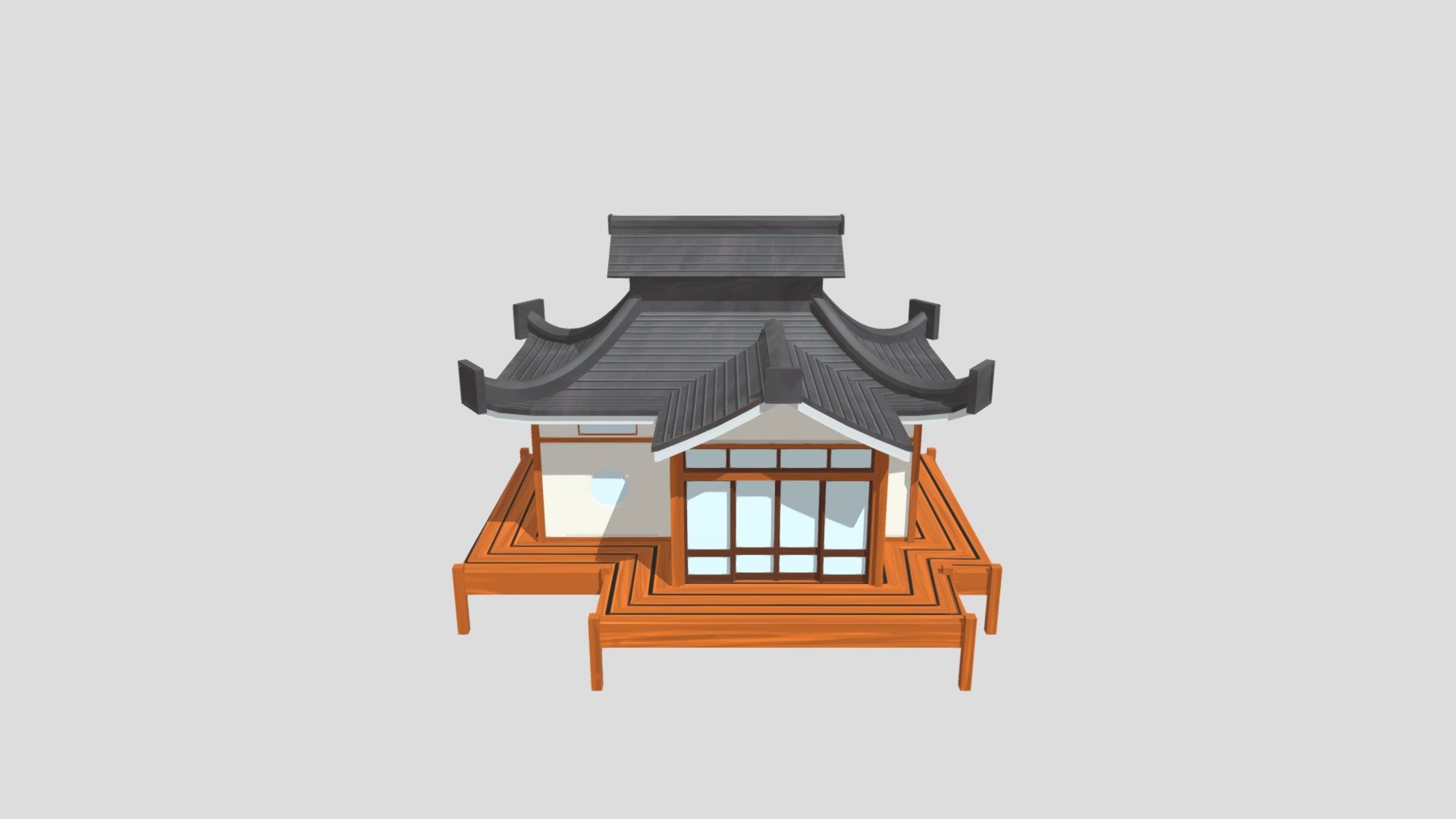 Japanese House - Download Free 3D model by Mega_Yoshi [d9dfc72] - Sketchfab