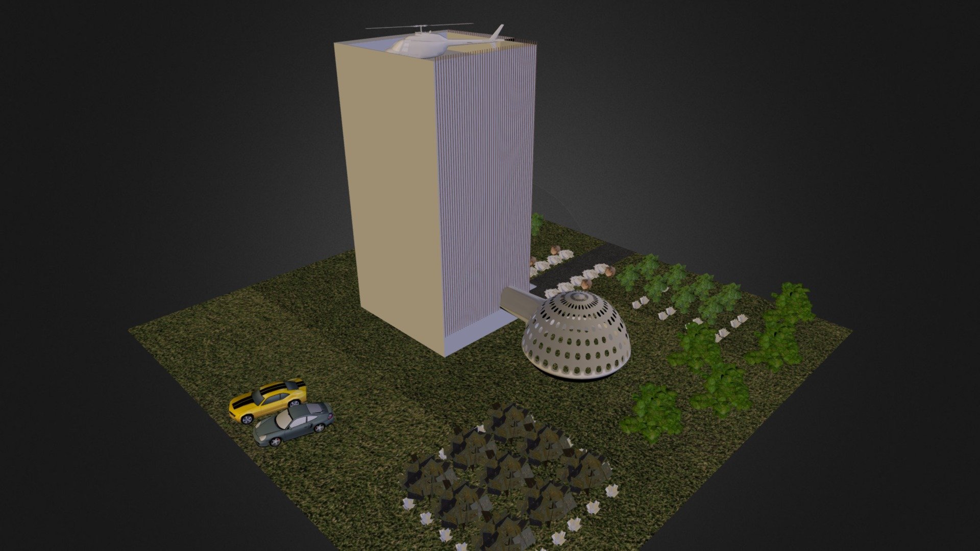 building - 3D model by SinLiv [d9e091f] - Sketchfab