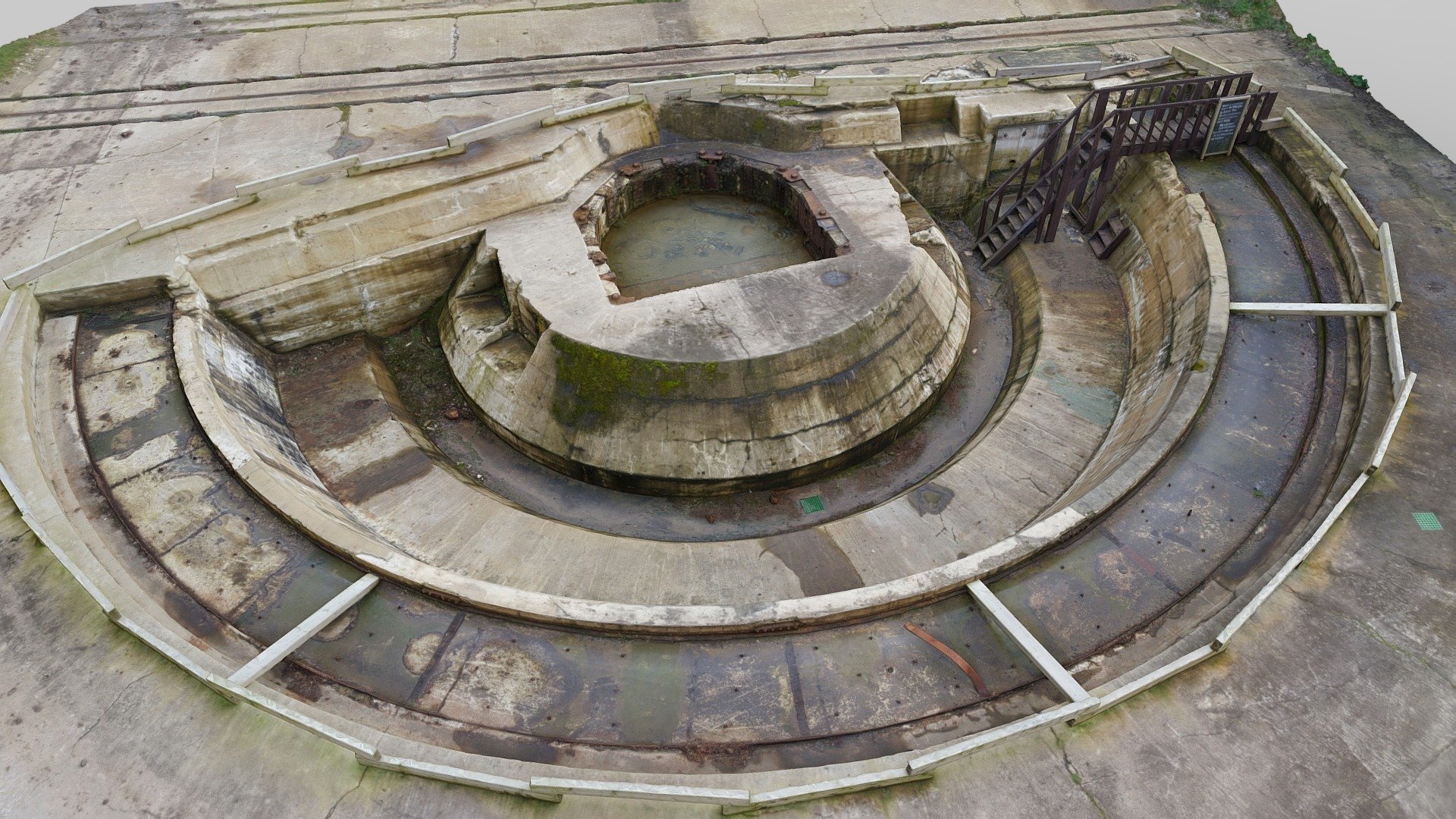 White Cliffs, Wanstone Battery 'Jane' - 3D model by National Trust ...