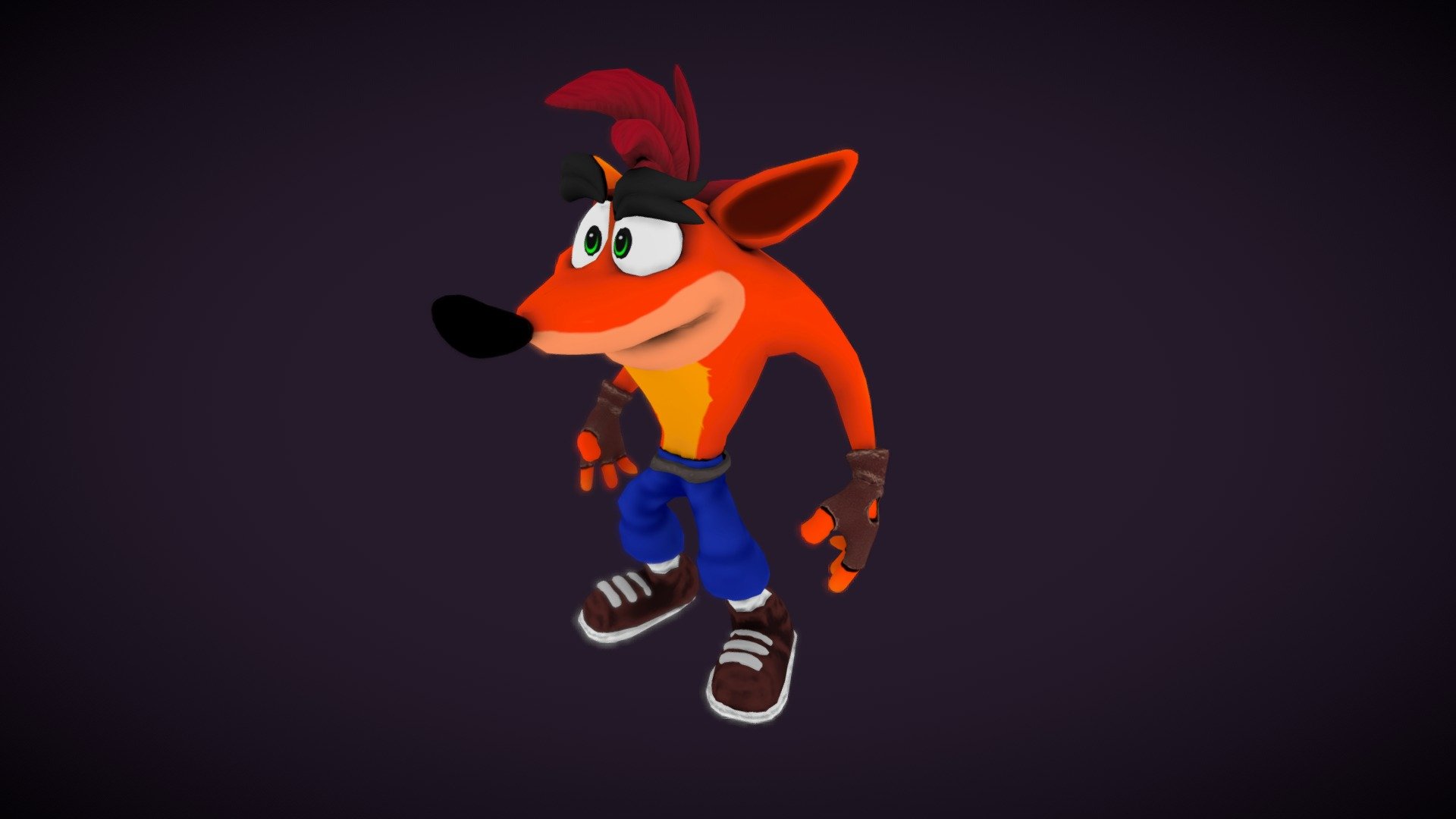 Crash Bandicoot - 3D model by Franchute (@FrancoGam) [d9e13a1] - Sketchfab