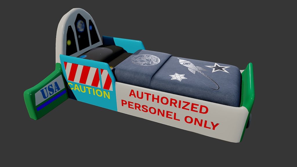 RocketBed - 3D model by megamaniac [d9e19cc] - Sketchfab