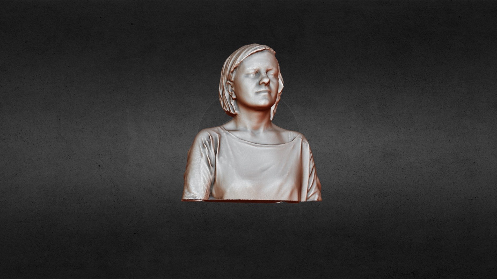 Woman profile - 3D model by B3D (@b3d_com_pl) [d9e325c] - Sketchfab
