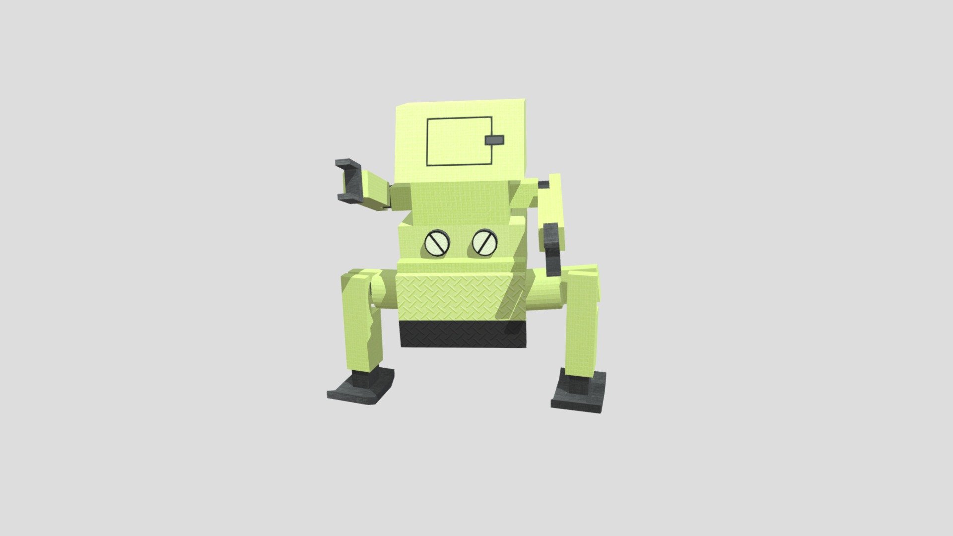Robot - Download Free 3D model by Robin_Van_de_Velde [d9e48d7] - Sketchfab