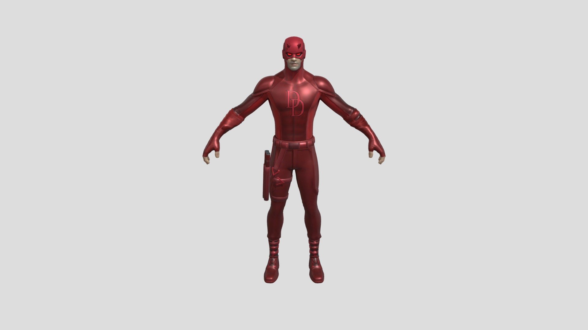Dare_Devil__Fortnite_Marvel_Collab_Skin - Download Free 3D model by ...