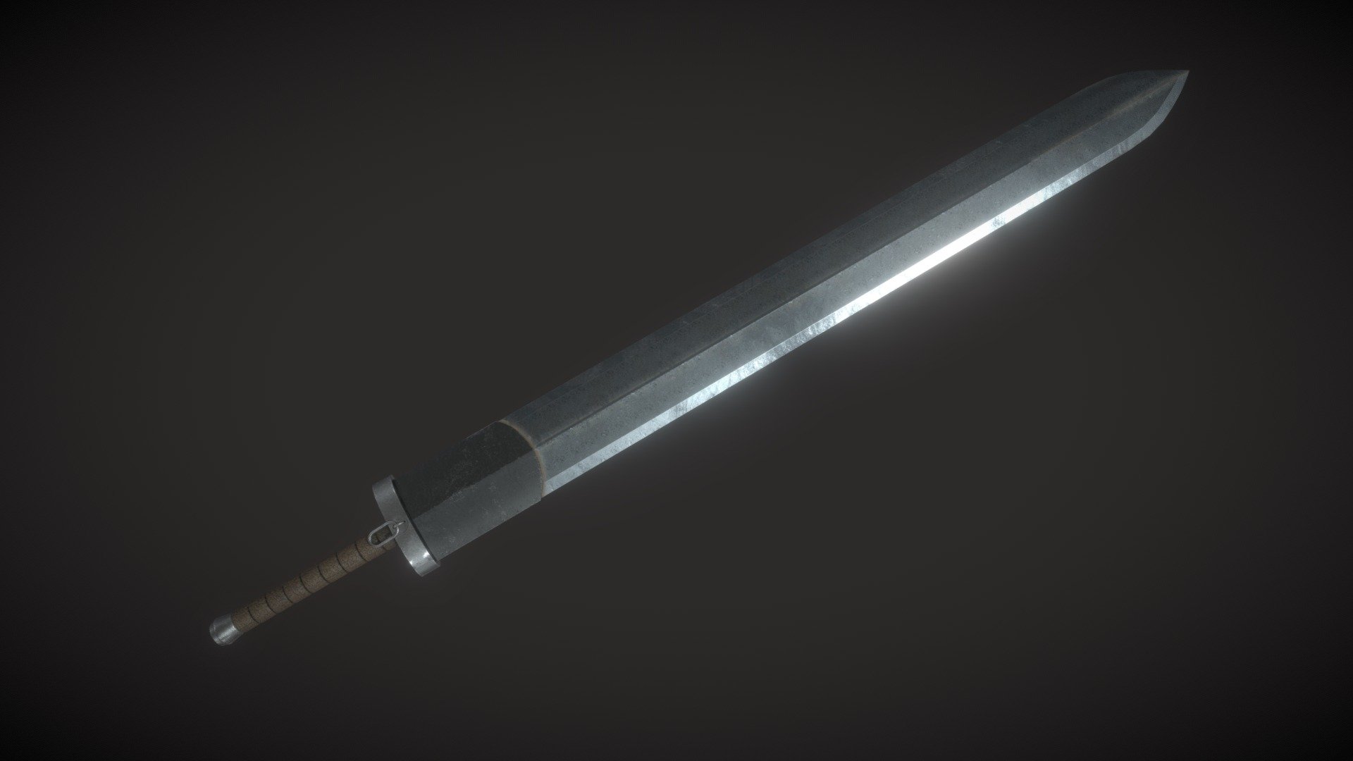 Ridiculously Huge Sword - Download Free 3D model by Draad6204 [d9e50f9 ...