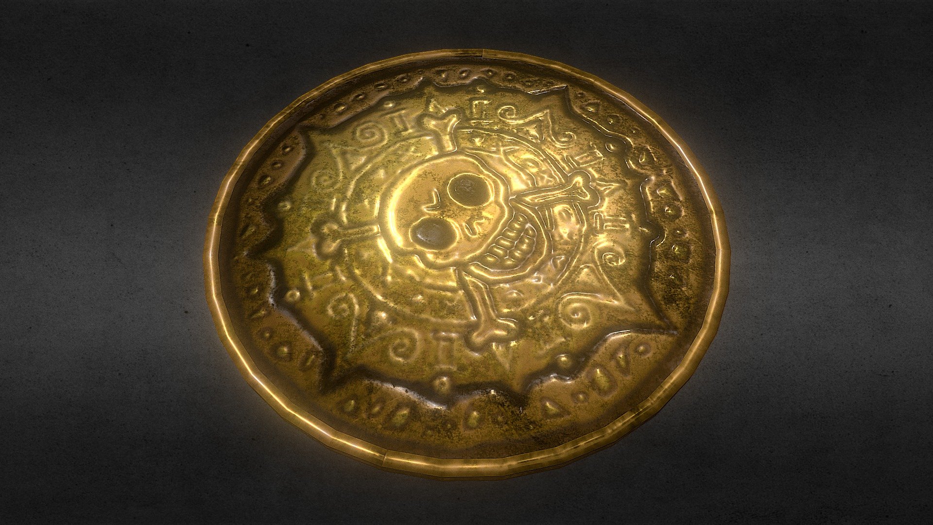 Pirate Coin | Low Poly | Game Asset - Buy Royalty Free 3D model by ...