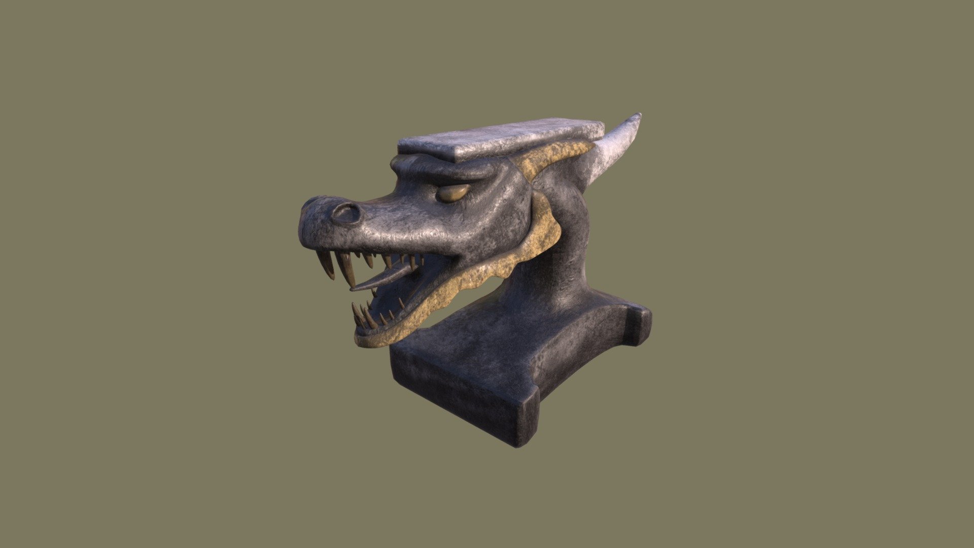 Dragon Forge Anvil - 3D model by windupbird [d9e74c7] - Sketchfab