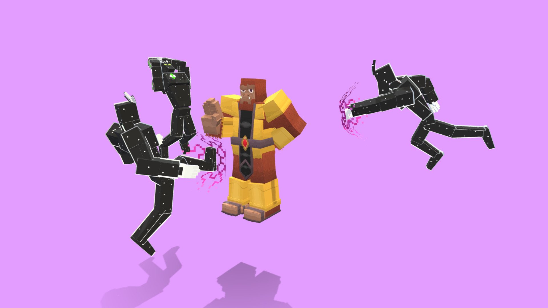 Infinite Monkey Voxel - 3D model by smiteis [d9e7c51] - Sketchfab