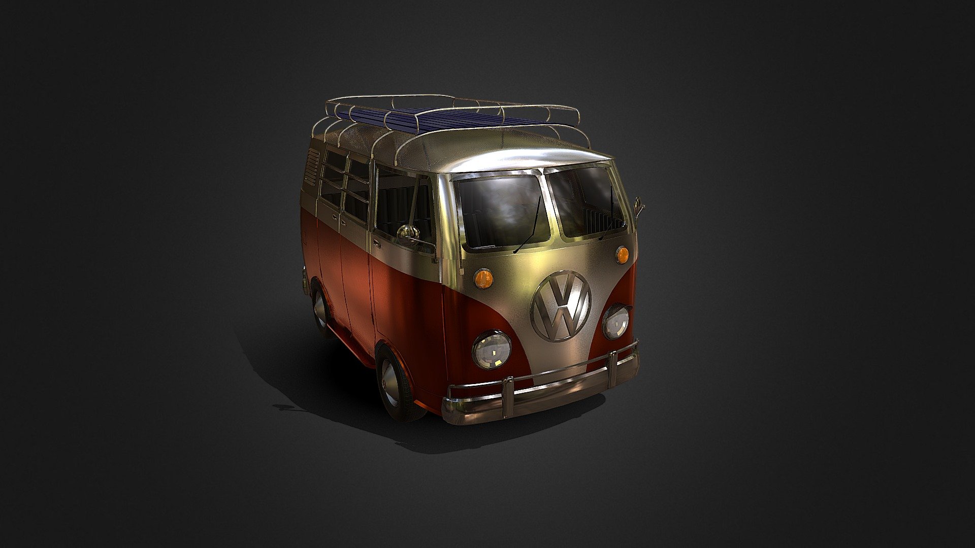 Volkswagen Cartoon Combi - 3D model by Yormaia [d9e90d8] - Sketchfab
