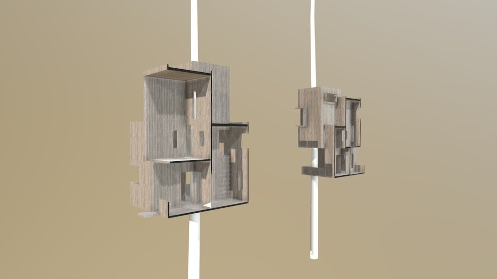 Tree House Section - 3D model by jeanvidal [d9e914d] - Sketchfab