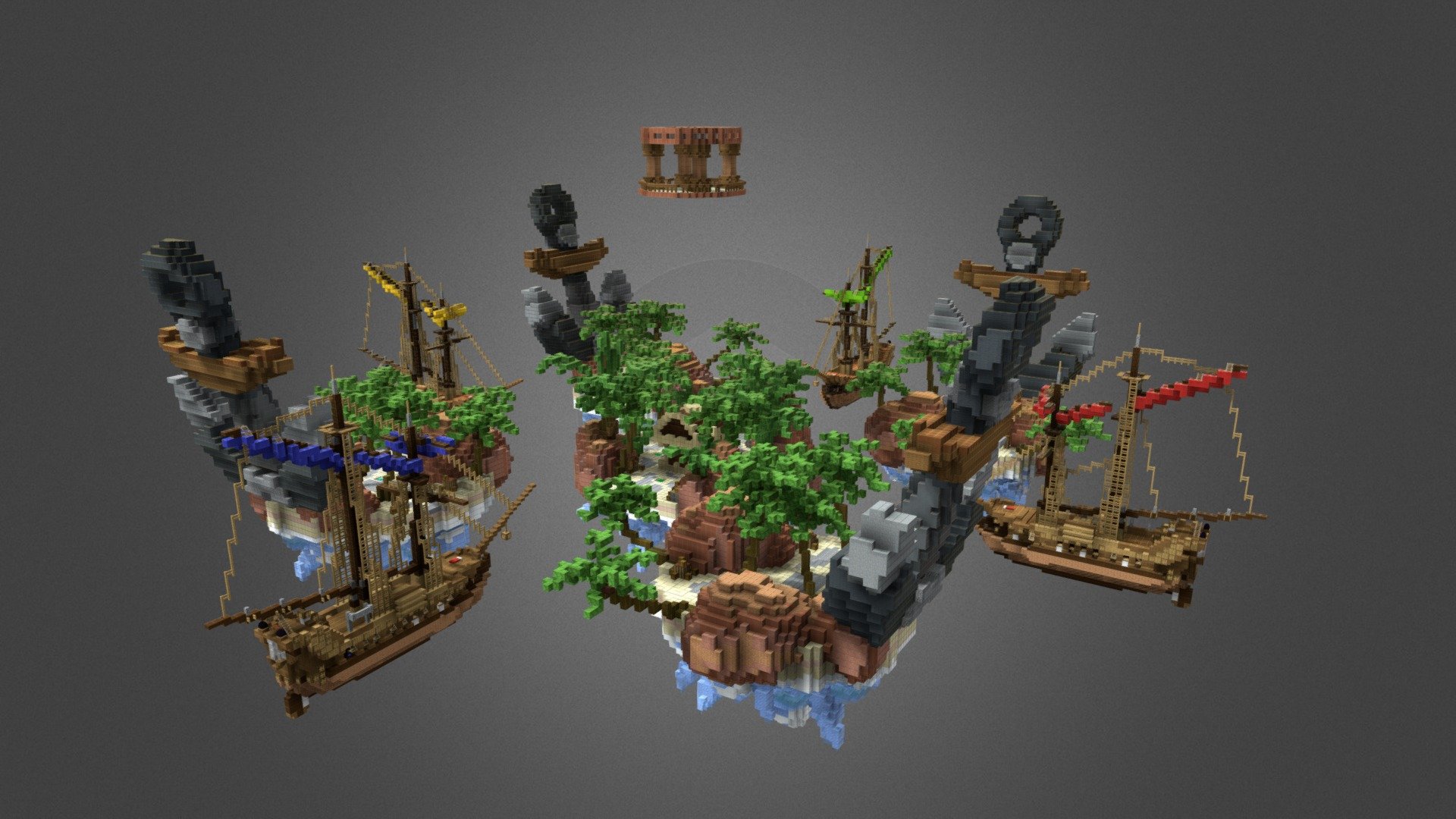 Ships BedWars Map [Trio/Squad] - 3D model by OnceStudios [d9e9745 ...