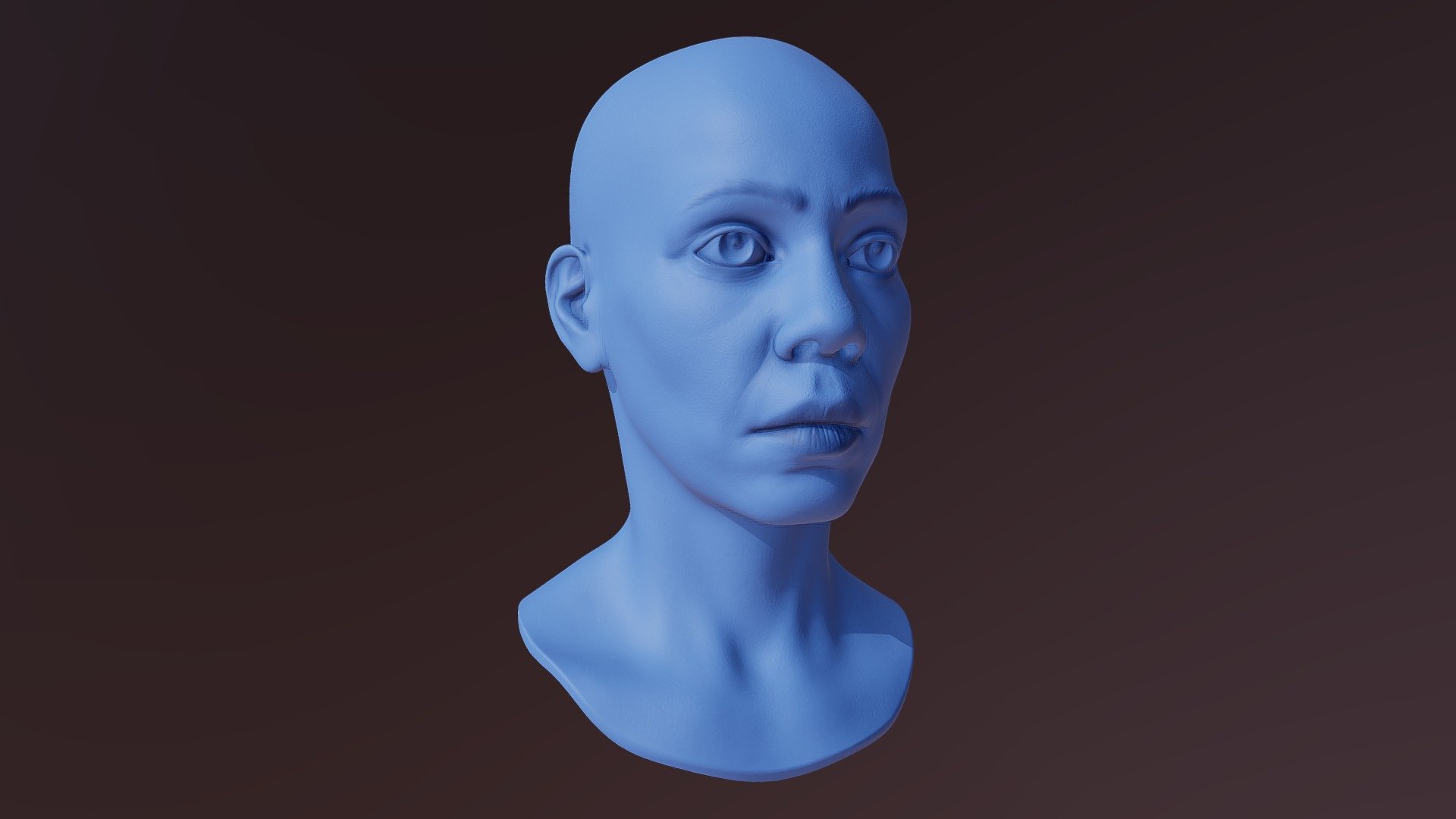 3D Printable Female Head 4 - Buy Royalty Free 3D model by ...