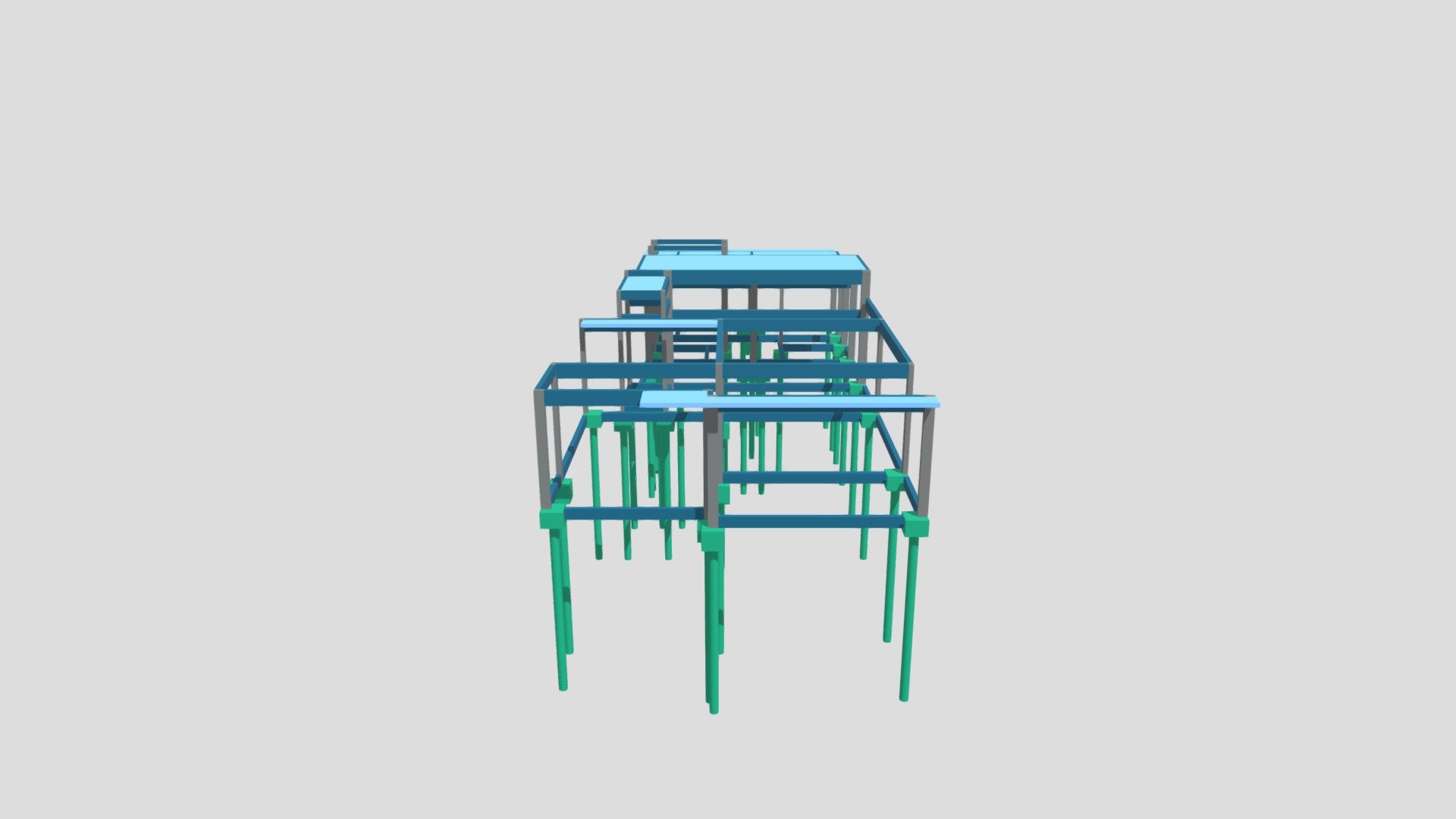 Modelo estrutural - Leandro - 3D model by eng.murilobueno [d9eaf68 ...