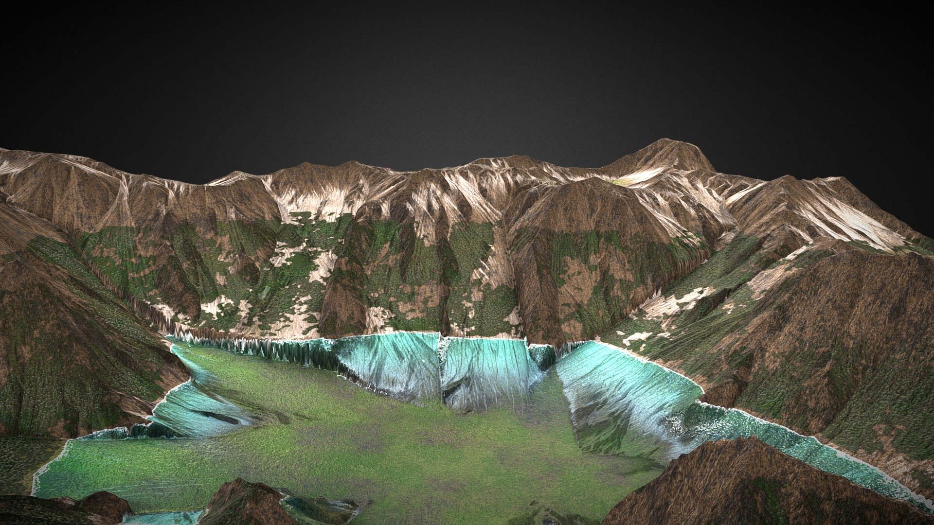 Terrain 2 world - 3D model by klrxyz [d9eb899] - Sketchfab