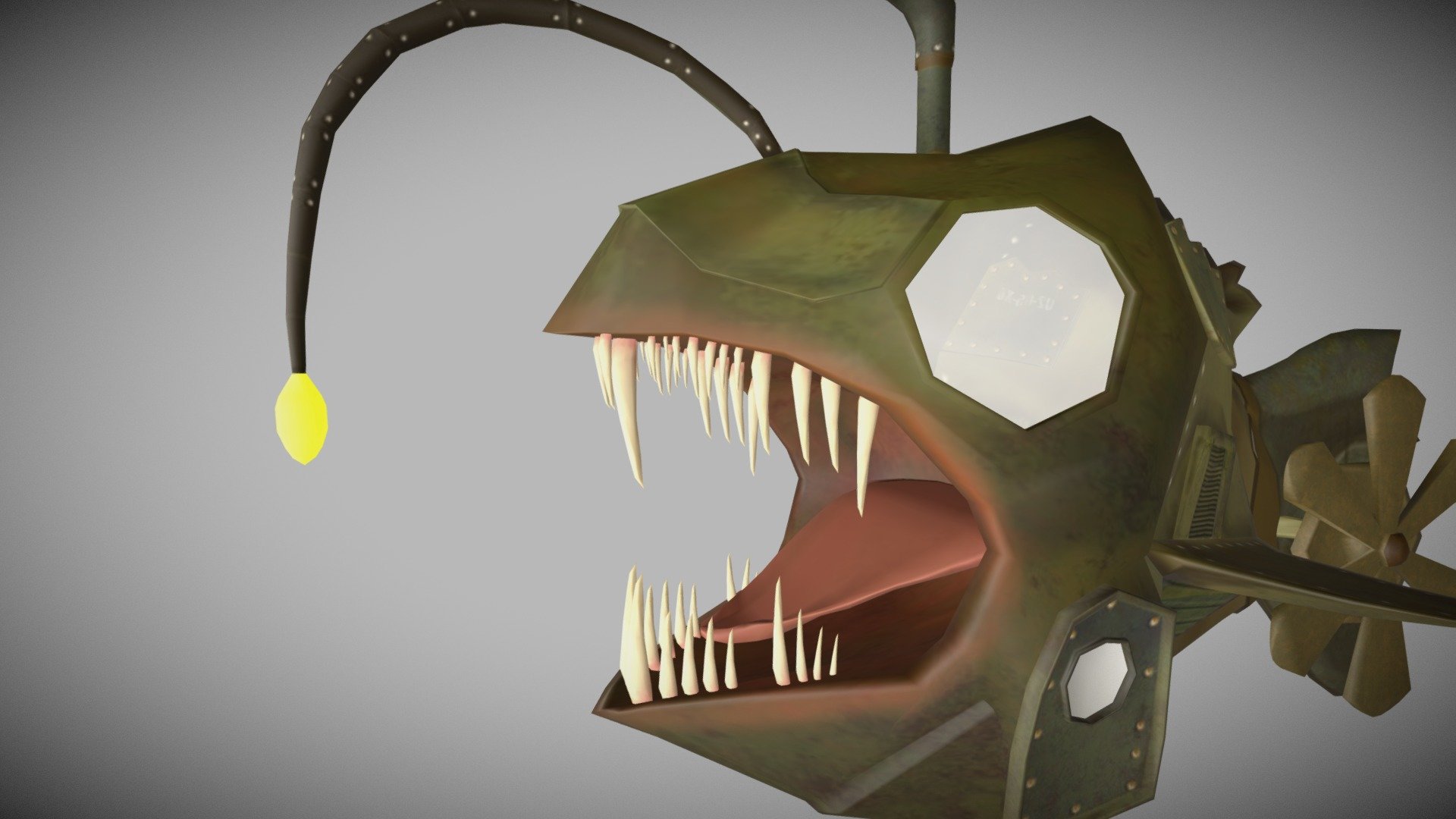 Anglerfish Submarine - 3D model by mekiix [d9ebcfc] - Sketchfab