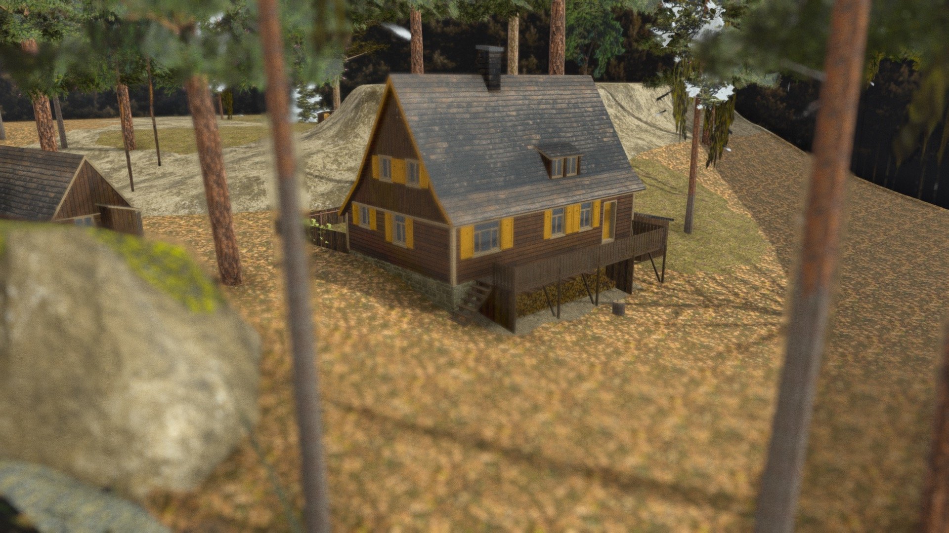 House in the forest - Download Free 3D model by Katydid (@Katydid ...