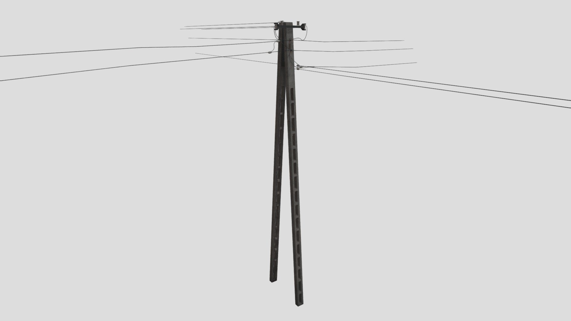 utility pole 29 AM227 Archmodel - Buy Royalty Free 3D model by ...