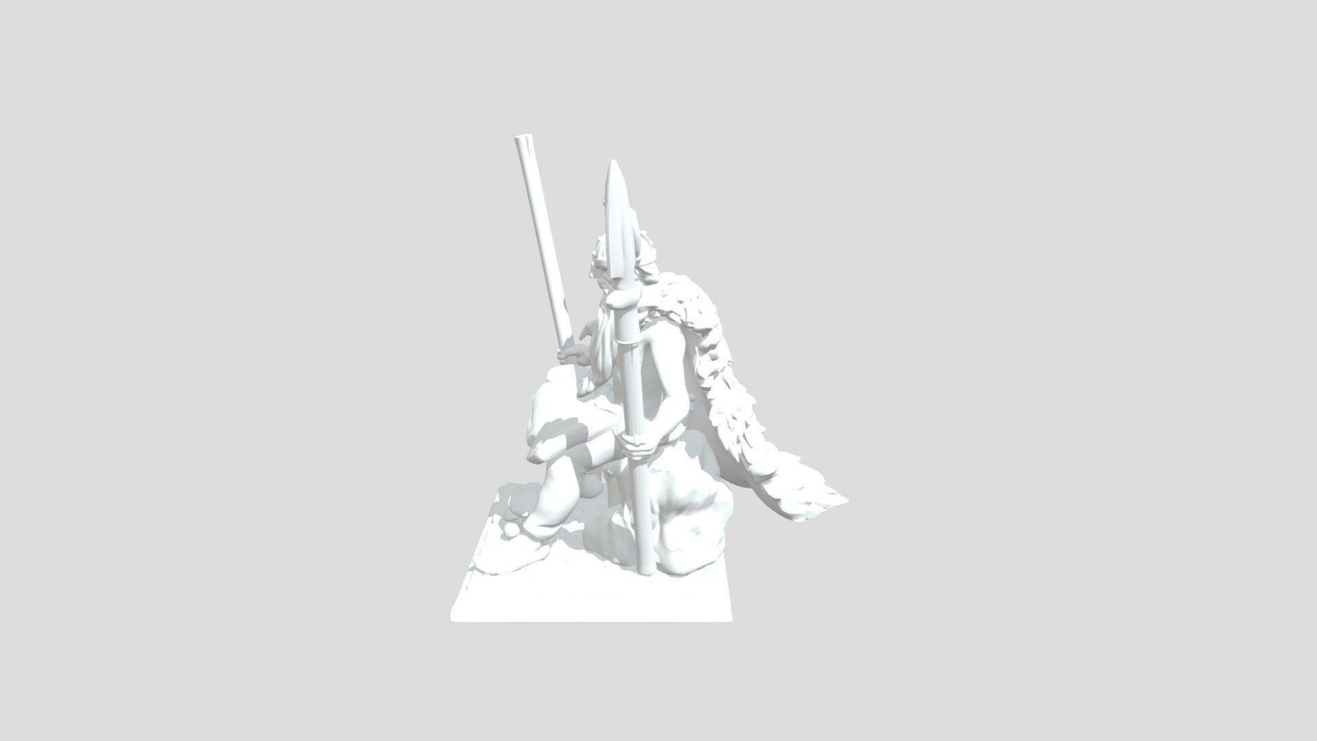 Seated Statue of Odin - Download Free 3D model by Eoformann [d9ee453 ...