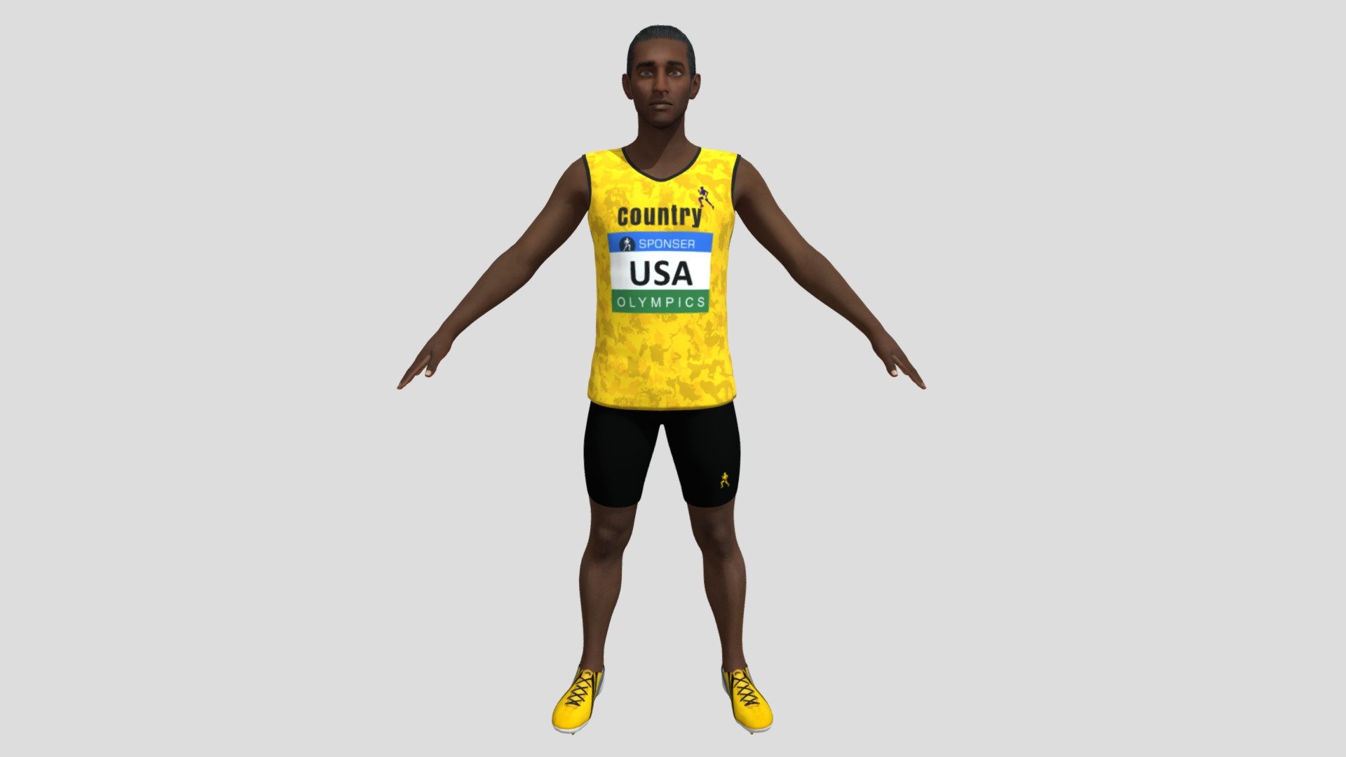 Athlete Runner - Buy Royalty Free 3D model by trish.j2109 [d9ee54e ...