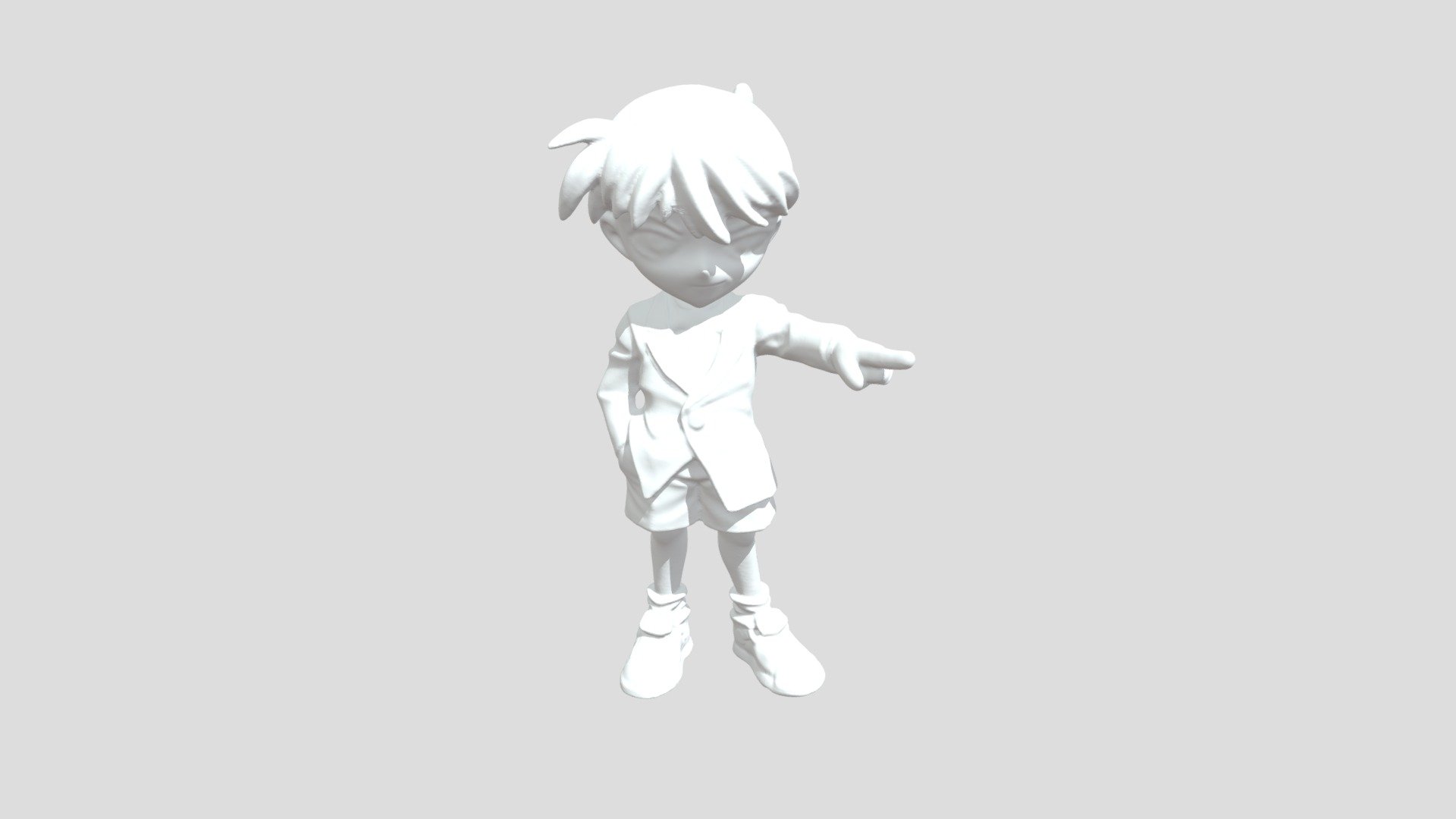 CONAN THE DETECTIVE, FIGURE READY TO 3D PRINT - 3D model by ivan0309 ...