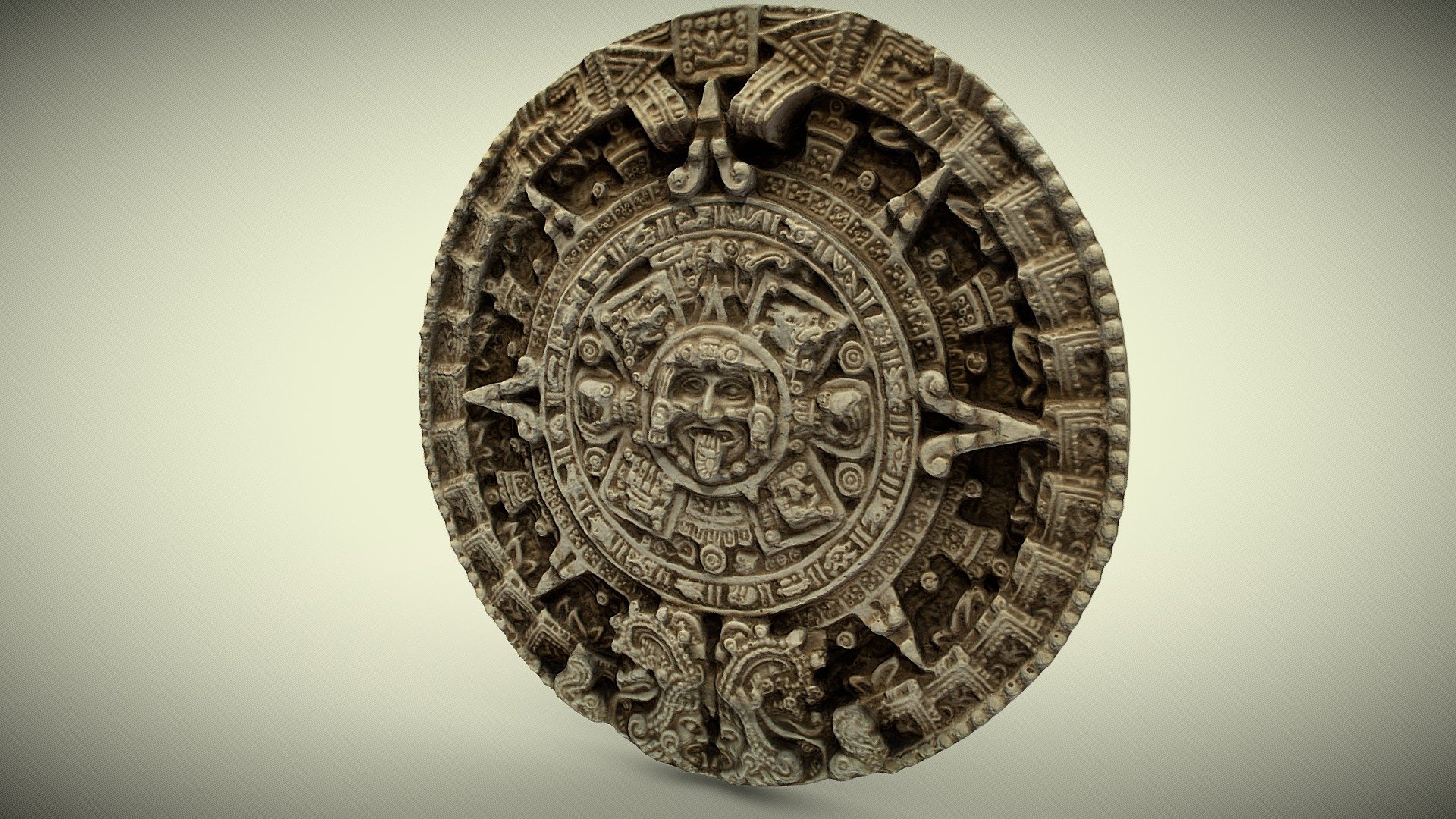 Aztec Calendar - 3D model by bkeith [d9ef689] - Sketchfab