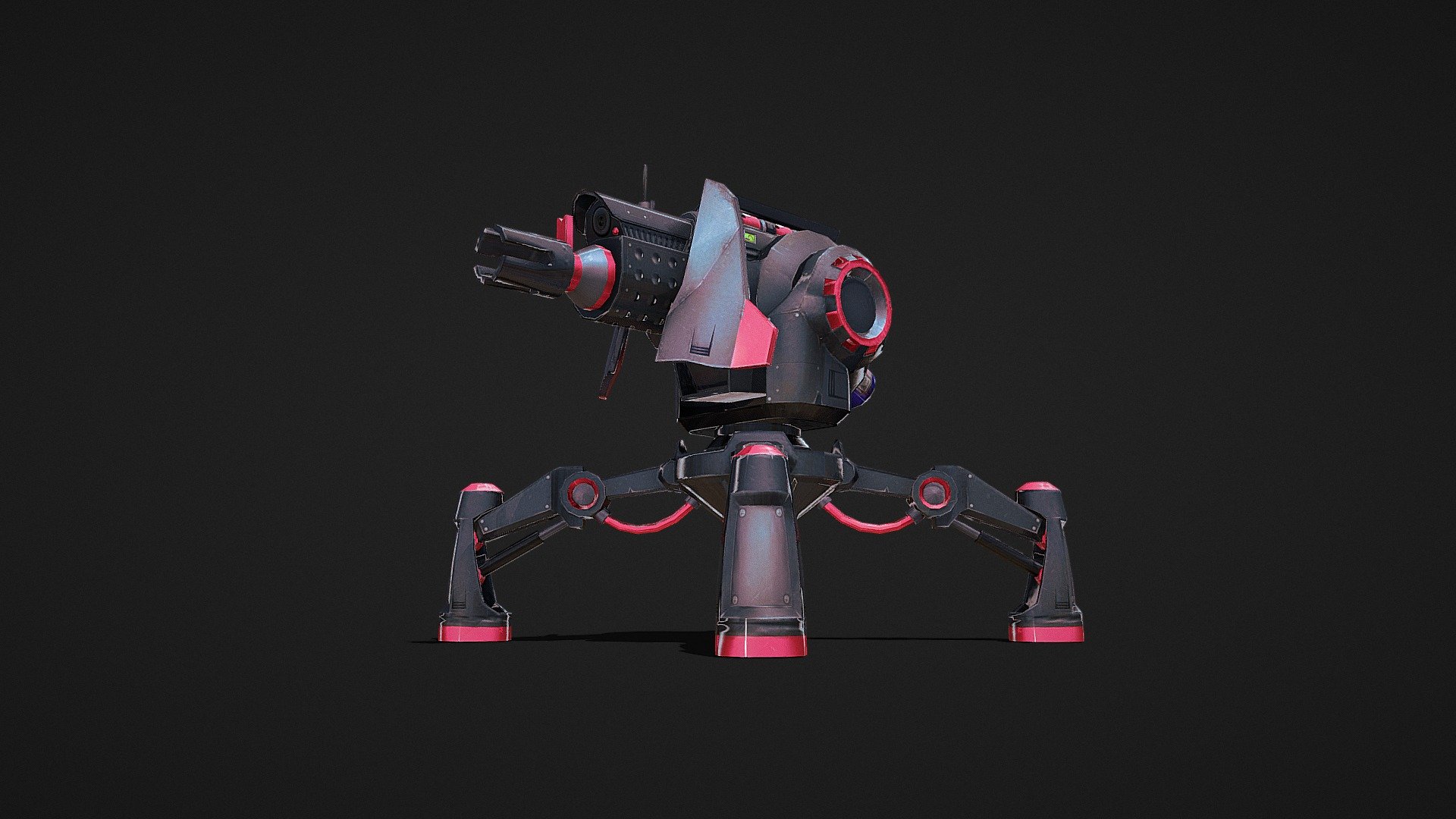 Sentry Gun - 3D model by Damian Joseph (@Dmaanji.hopes) [d9ef792 ...