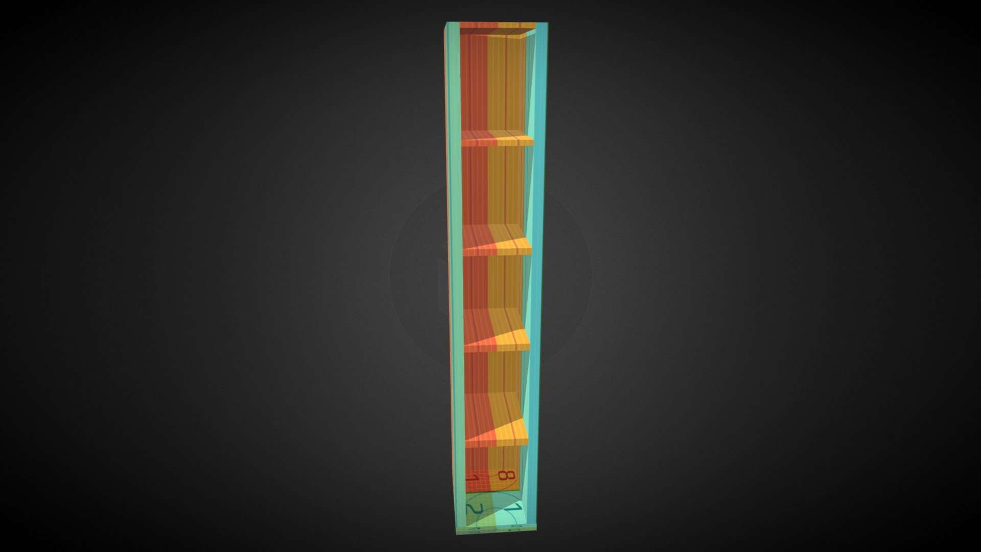 Shelf with Texture - 3D model by IneinRuffin [d9efac7] - Sketchfab
