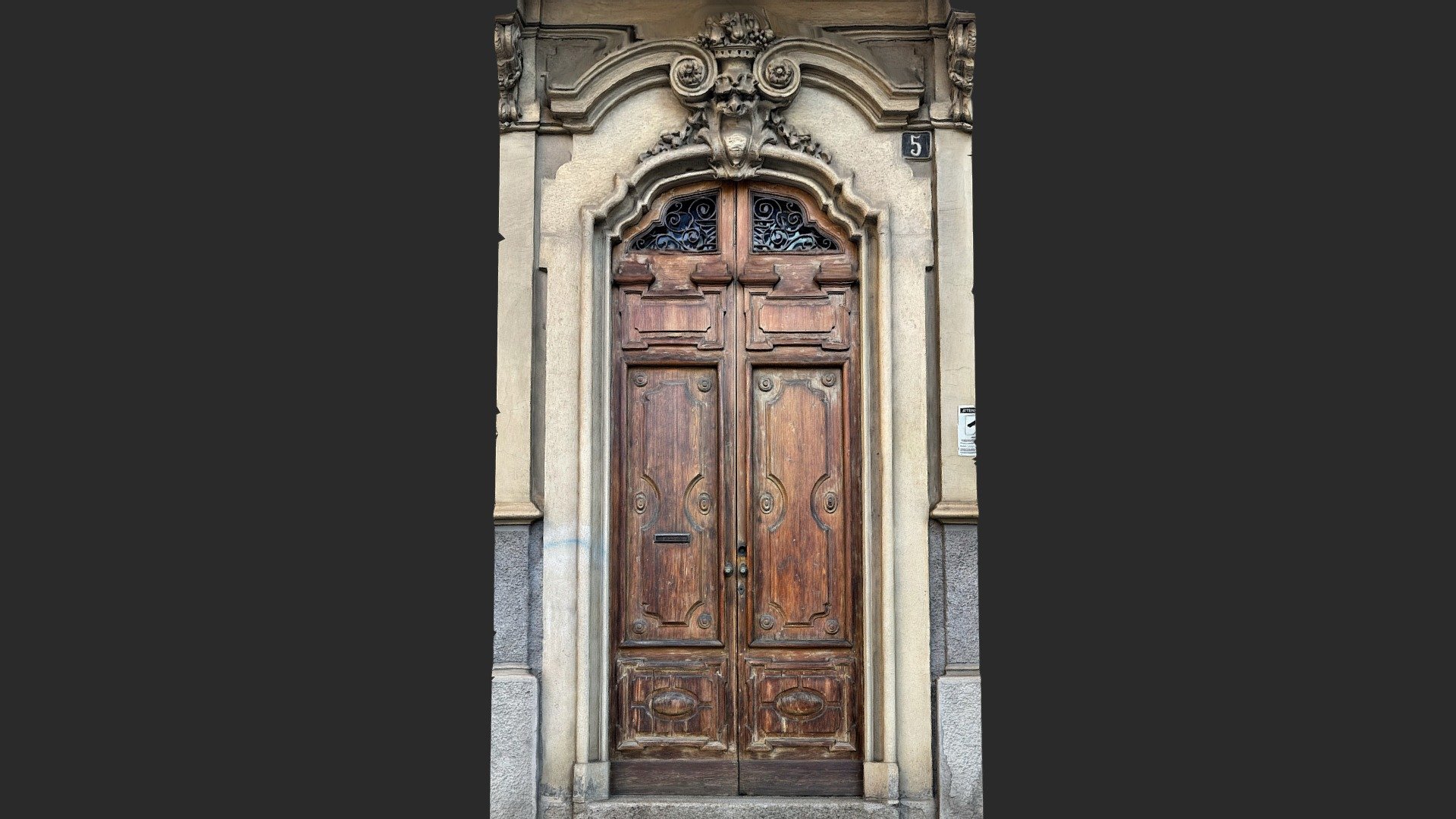 Italy door 002 - AR/VR/MX Metaverse - Buy Royalty Free 3D model by ...