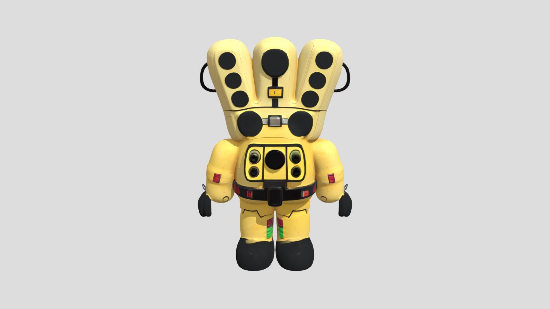 Golden Titan Speakerman Plush (Roblox TTD) - Download Free 3D model by ...