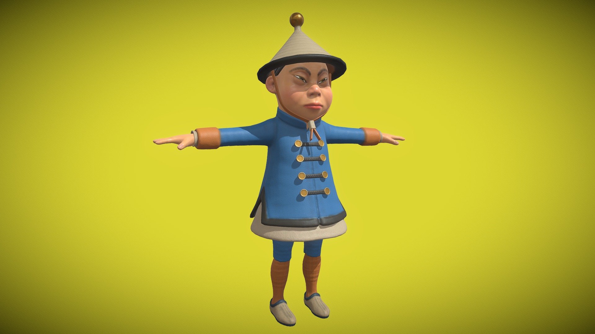 Palmer Cox's funny little man - Download Free 3D model by emelyarules ...