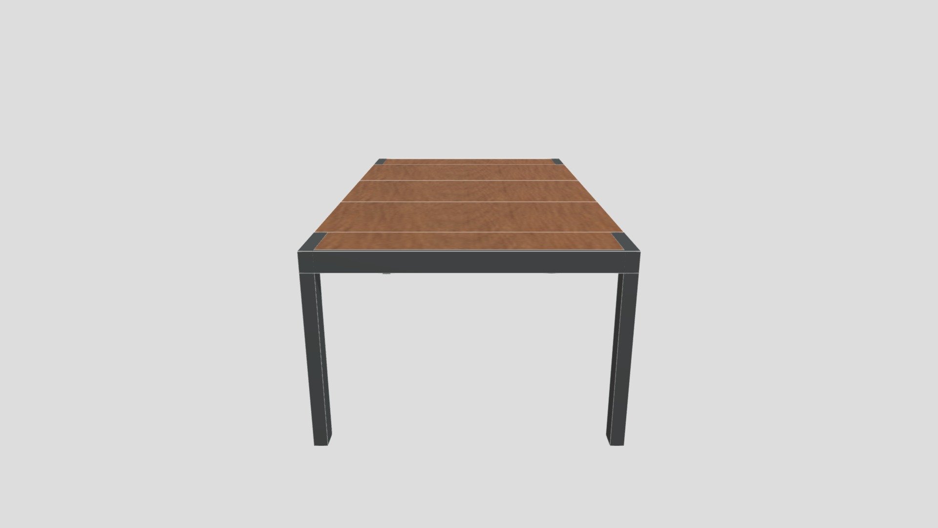 Black Walnut Extension Table - 3D model by zakGnB [d9f28df] - Sketchfab