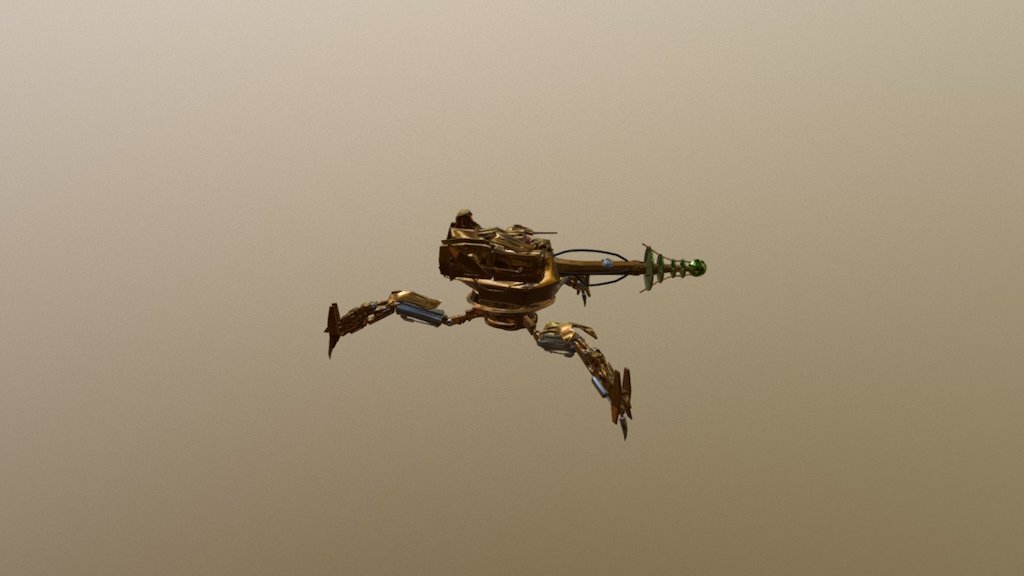 Alien Turret - 3D model by acdodgen [d9f45e8] - Sketchfab