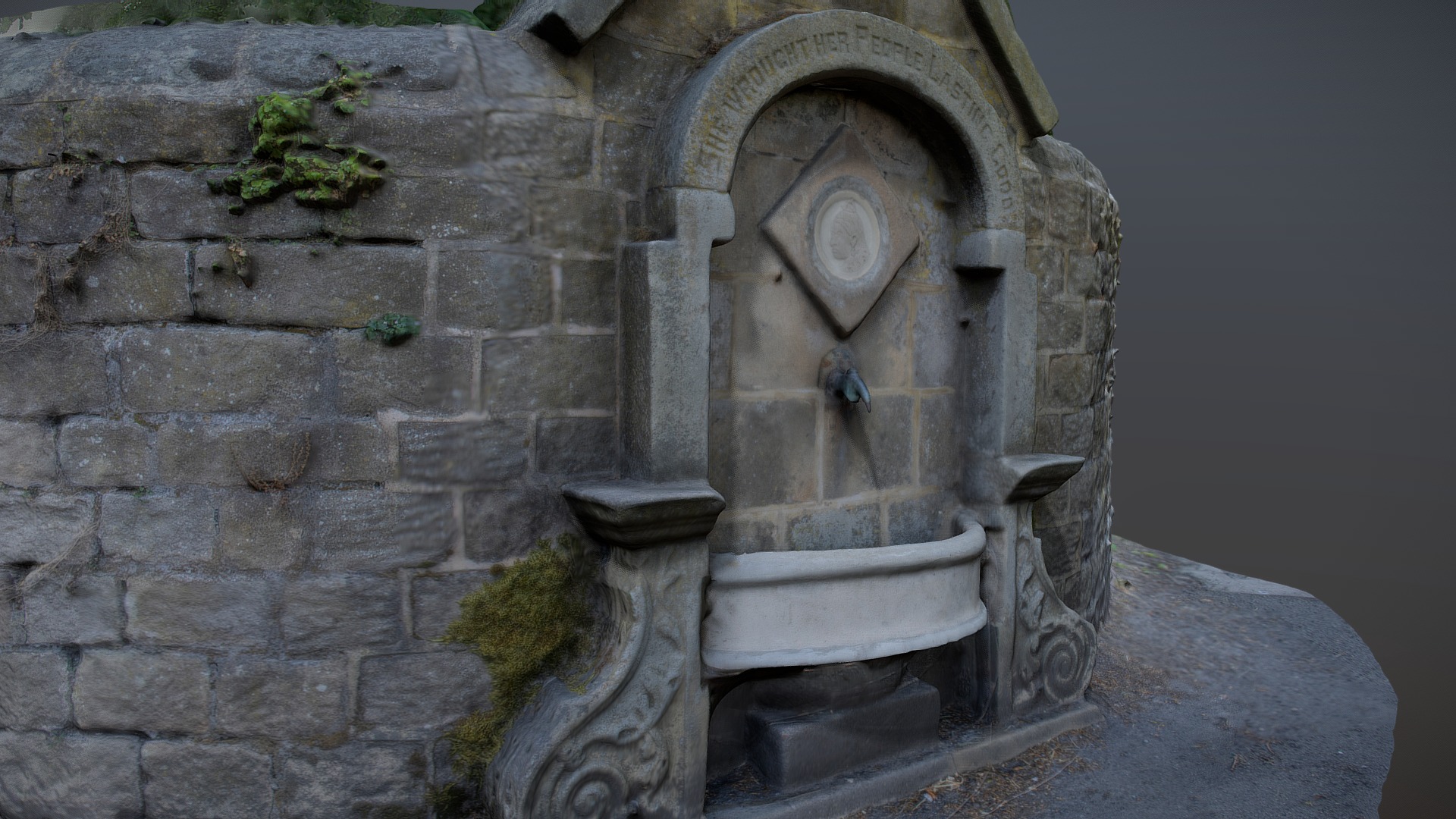Historic Drinking Fountain (1897), Farnley Lodge - 3D model by MCRB ...