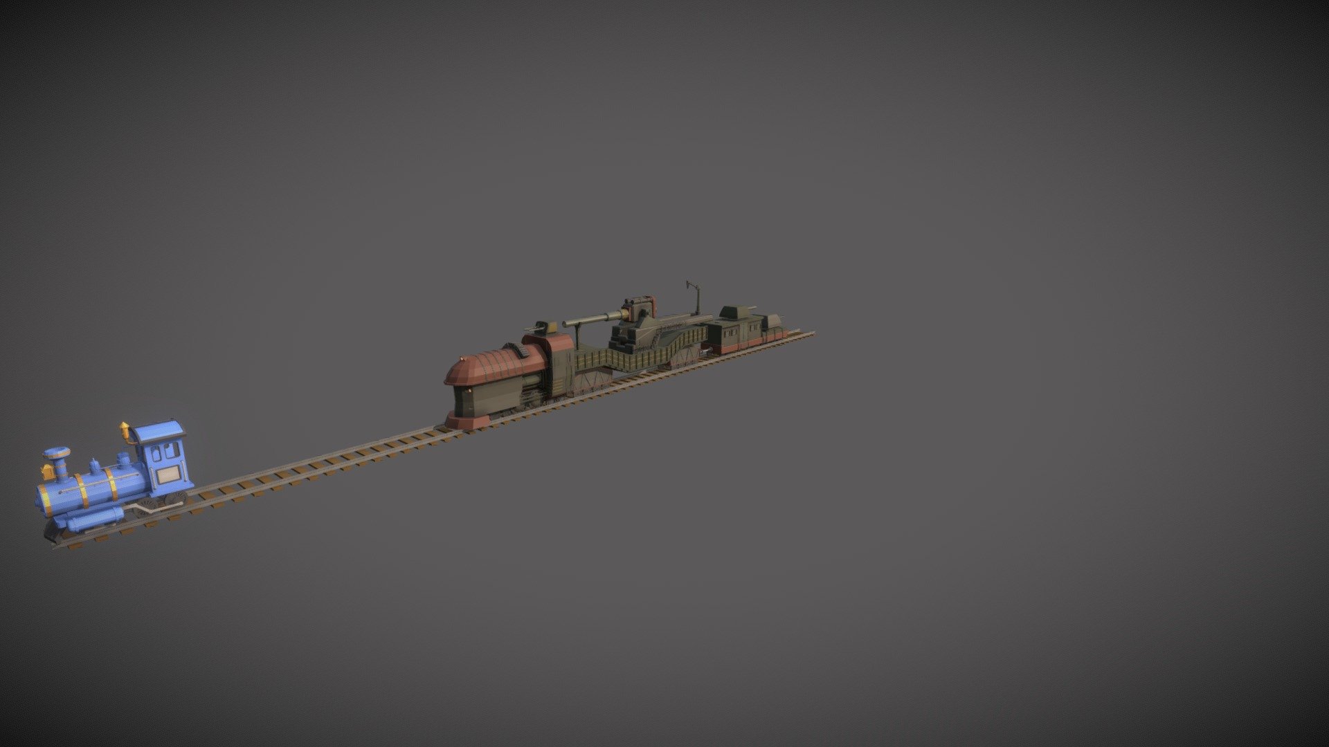 Life on rails - 3D model by XAon4K [d9f4d71] - Sketchfab