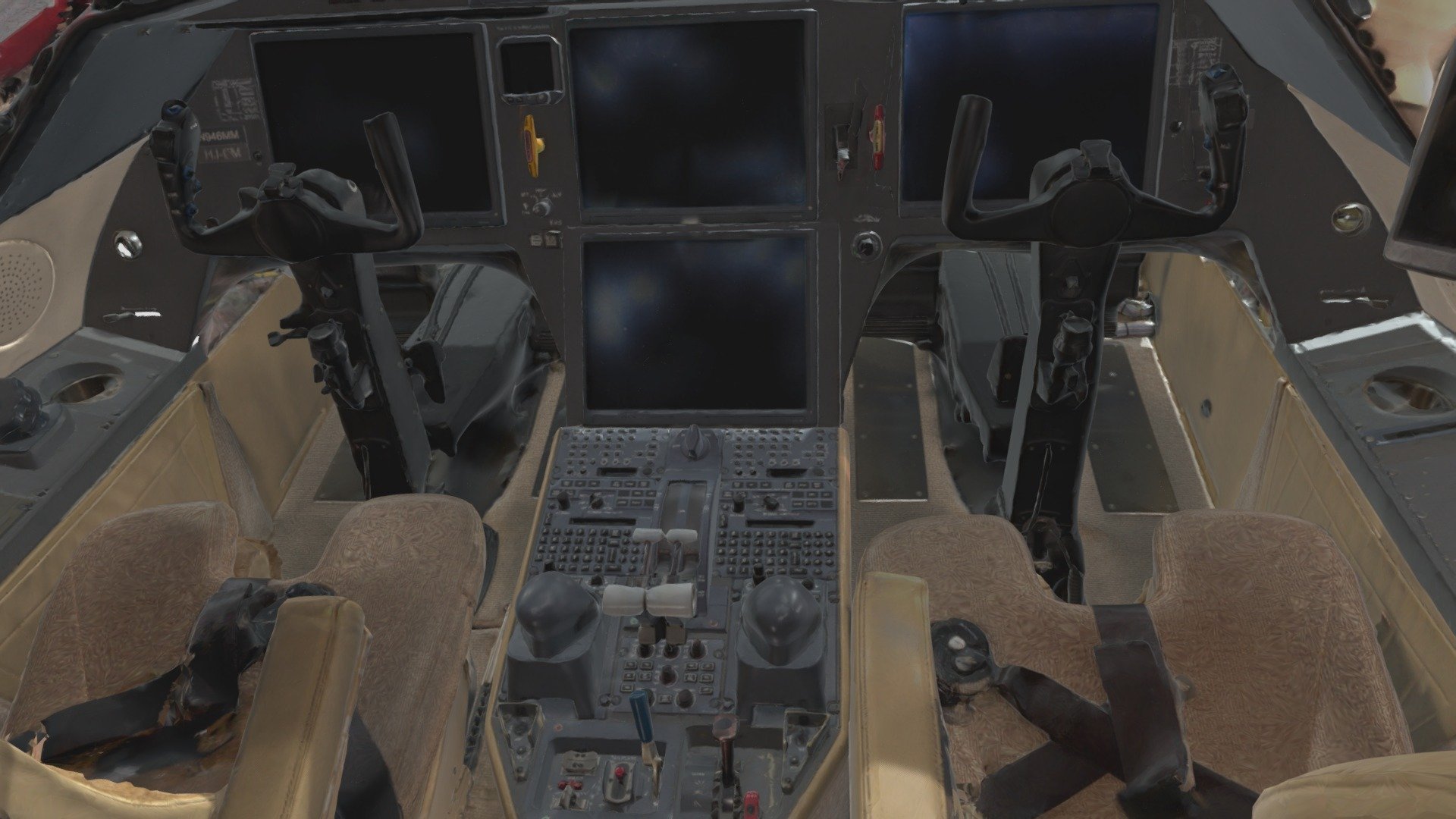 Dassault Falcon Flight Deck - 3D model by Allen & Company - Advanced ...