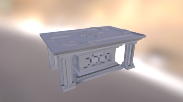 Altar for minecraft - 3D model by Henry9135 [d9f6374] - Sketchfab