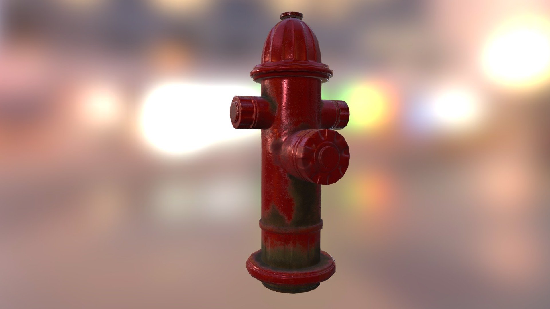Hydrant - 3D model by lund.damianj [d9f65bf] - Sketchfab