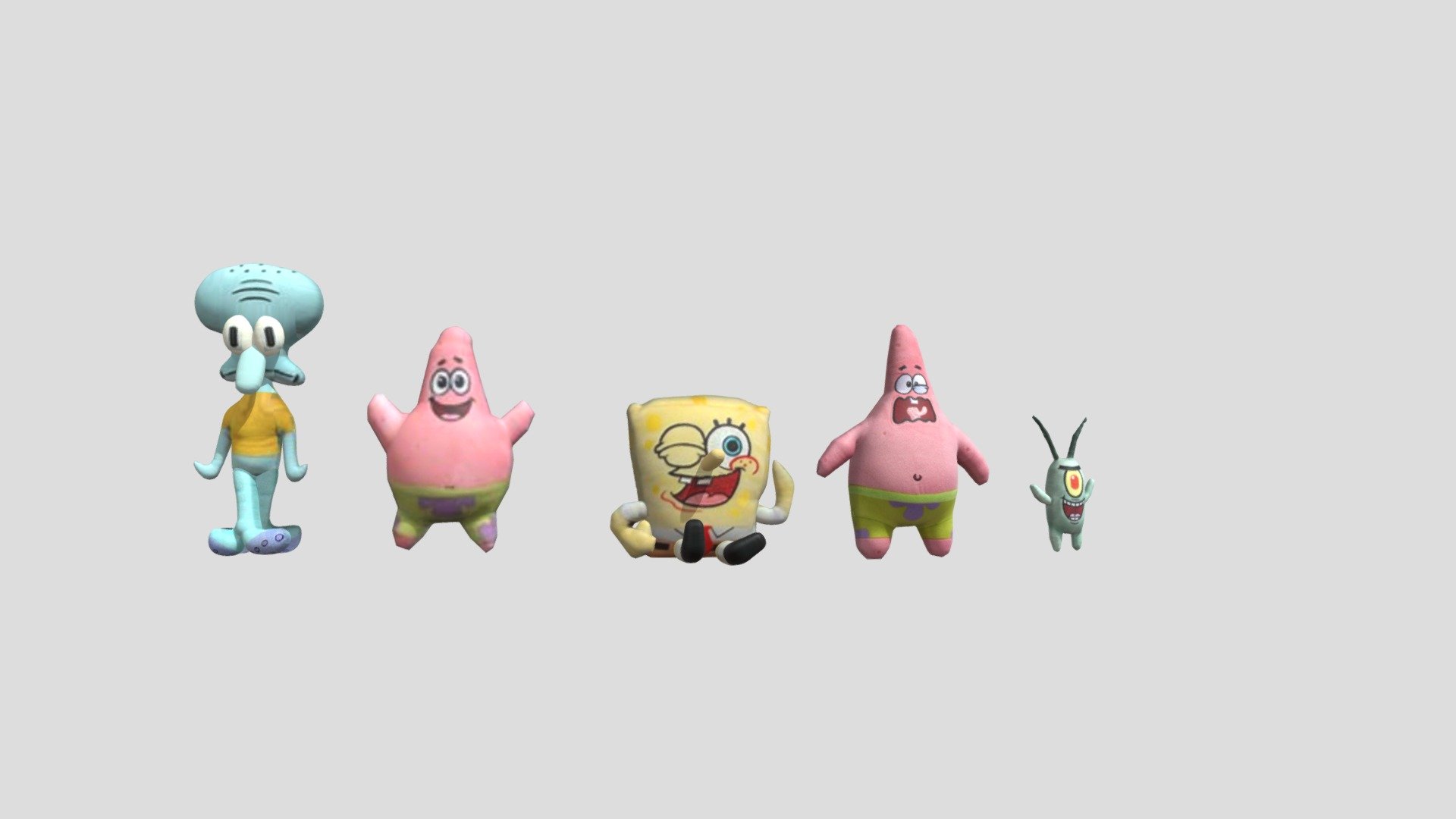 Some More Spongebob Plushy's - Download Free 3D model by Romyblox1234 ...