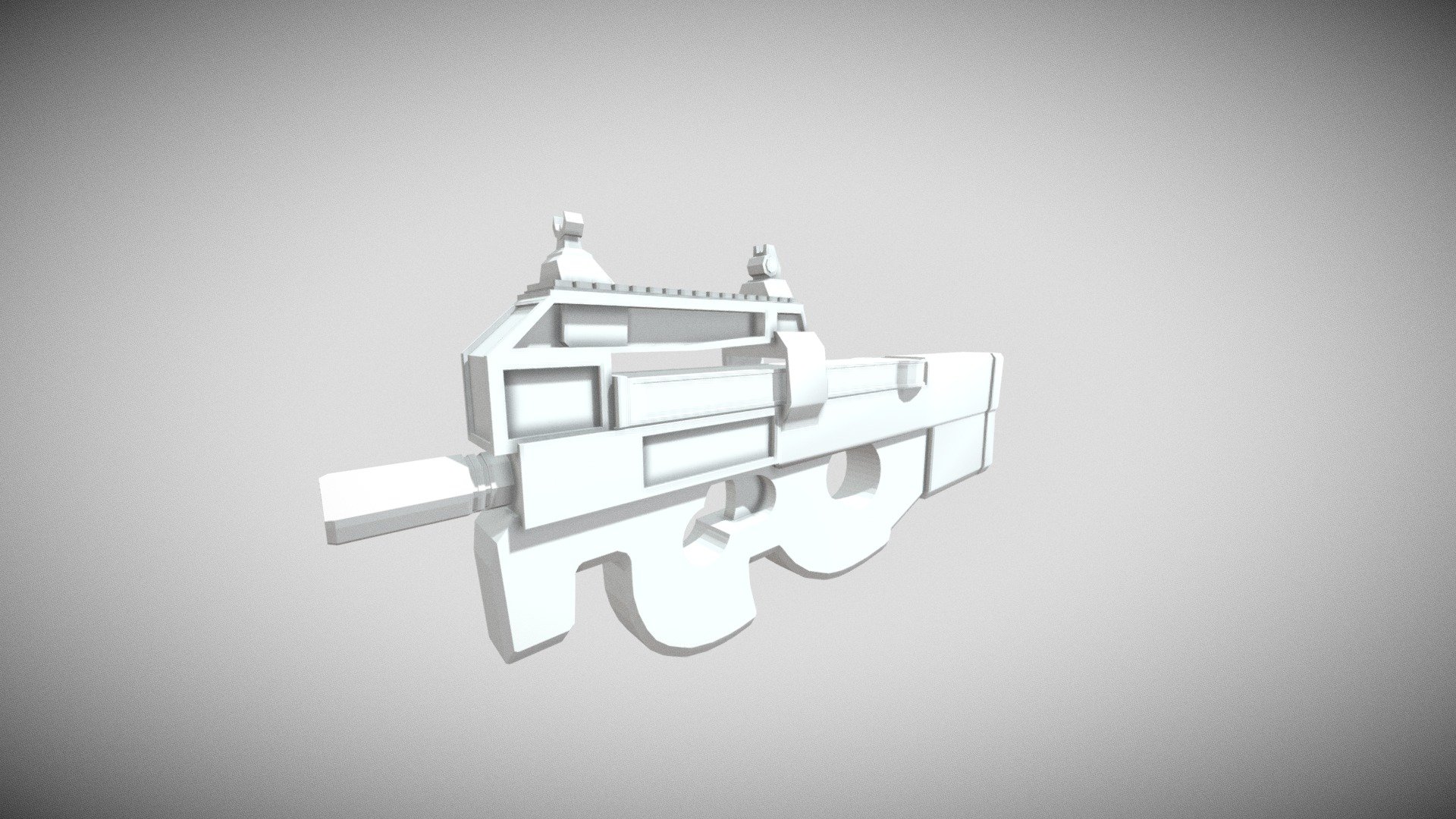 P90 Csgo - Download Free 3D model by DFS studio (@DFS_studio) [d9f814b ...