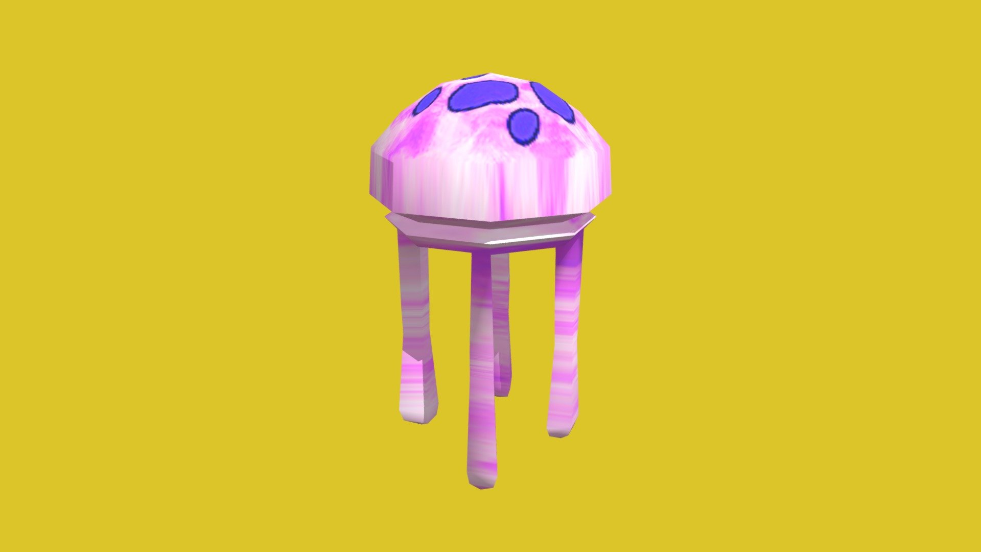 Jellyfish (Spongebob's Dream) custom texture - Download Free 3D model ...