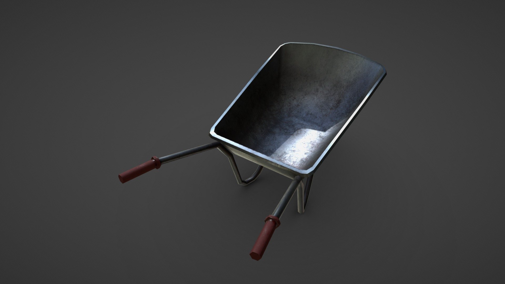 lowpoly pbr wheelbarrow - 3D model by RETROSPEC (@retro.spec) [d9f8a69 ...