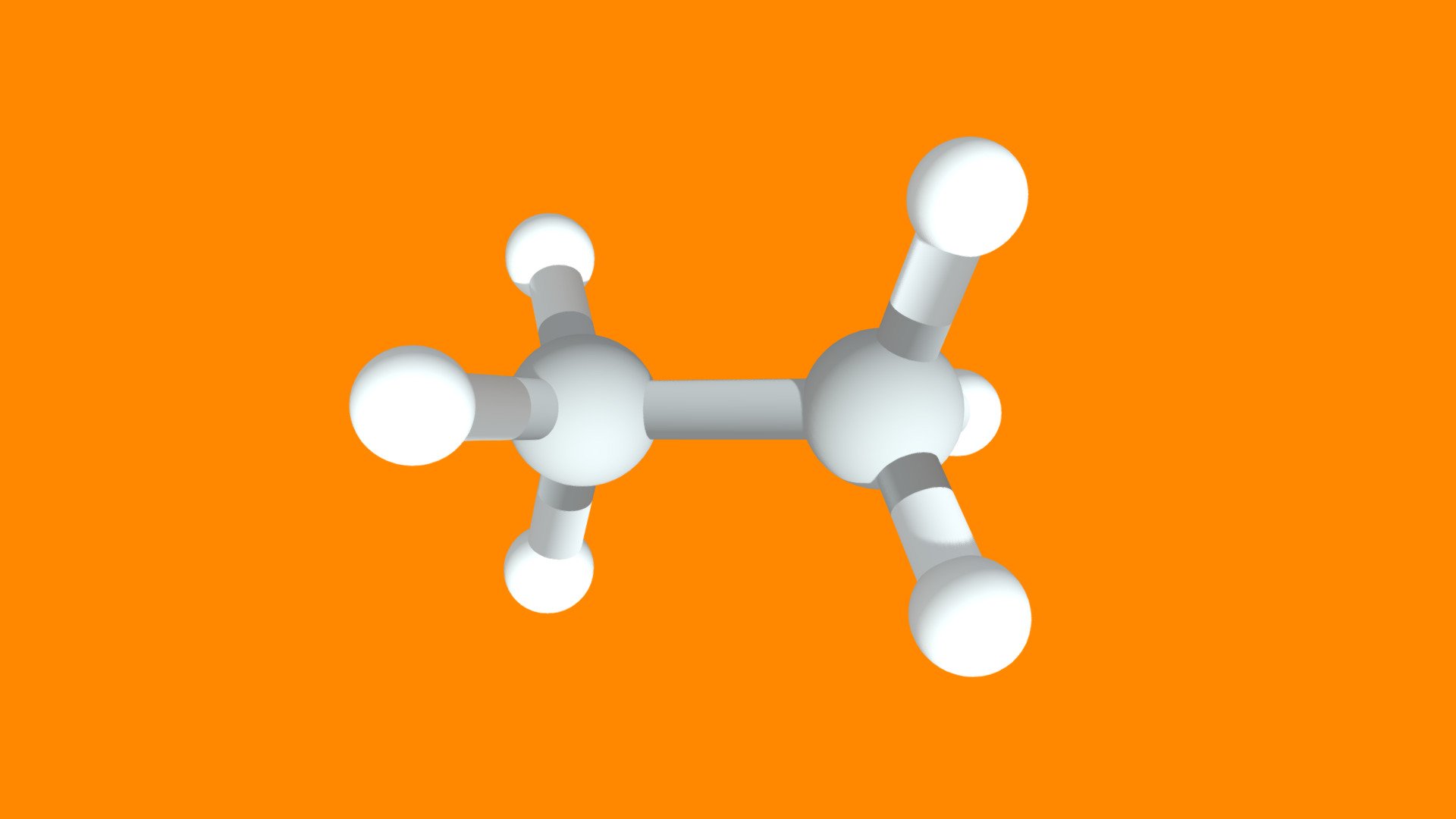 Ethane Molecule - Download Free 3D model by S.Duce (@sduce) [d9fa1a4 ...