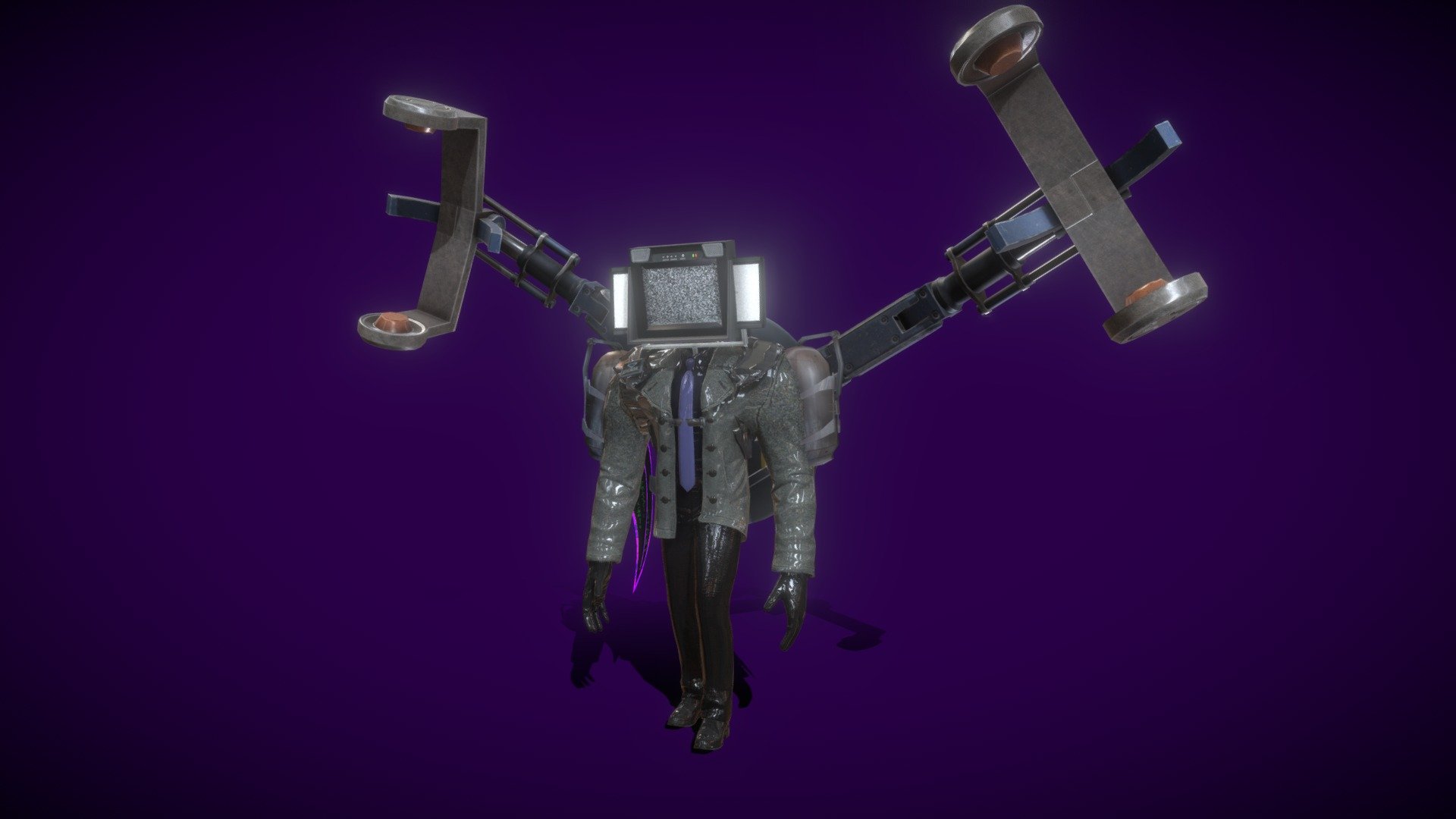 Large TV man MK4 - Download Free 3D model by photon (that one larry ...