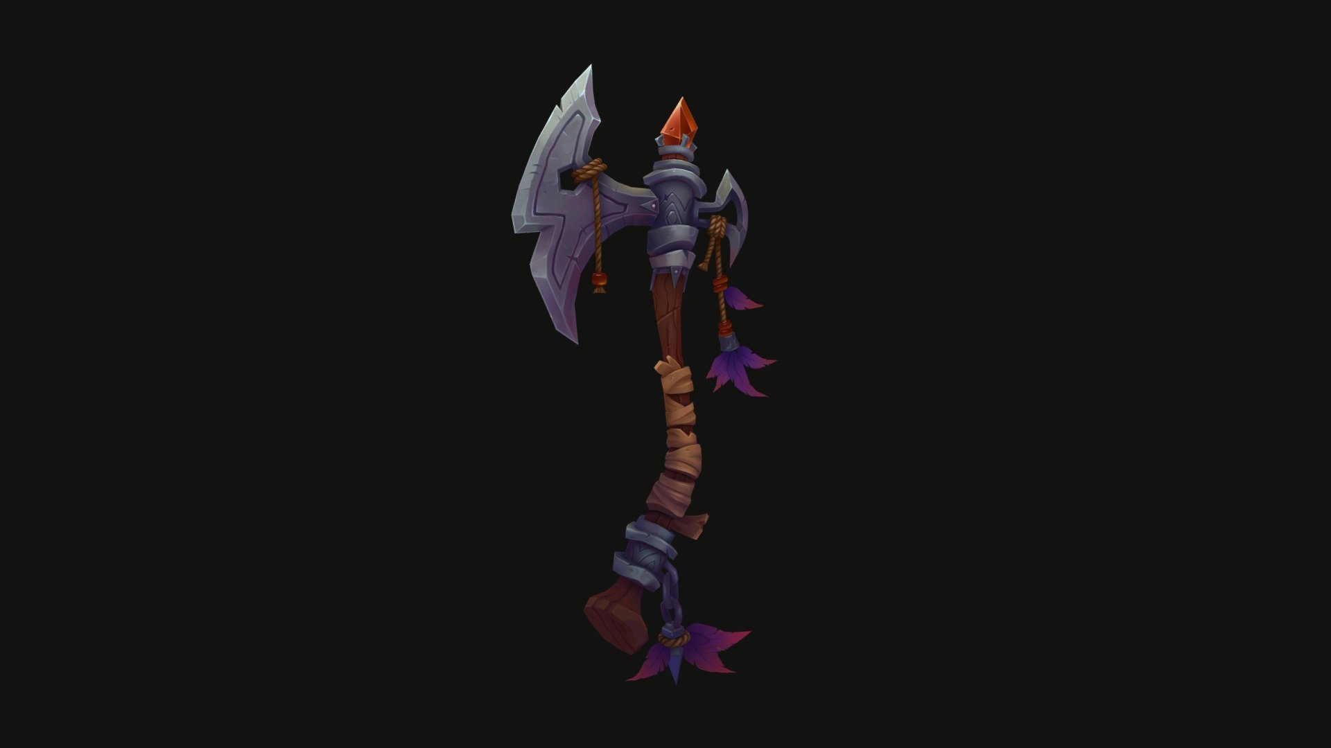 Stylized Axe - 3D model by Dasha Boichuk (@dashaboichuk) [d9fb103 ...