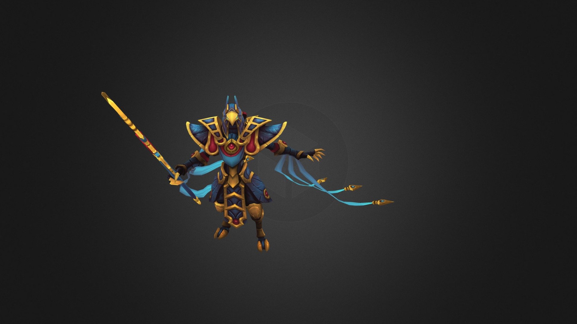 Azir-Dark Sands Skin - 3D model by Dan! (@DanPingston) [d9fb197 ...