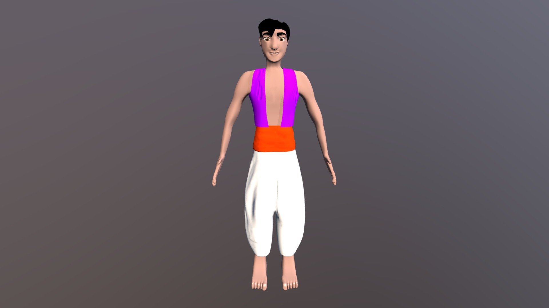 Aladdin (disney) - 3D model by JPDan [d9fcc2a] - Sketchfab