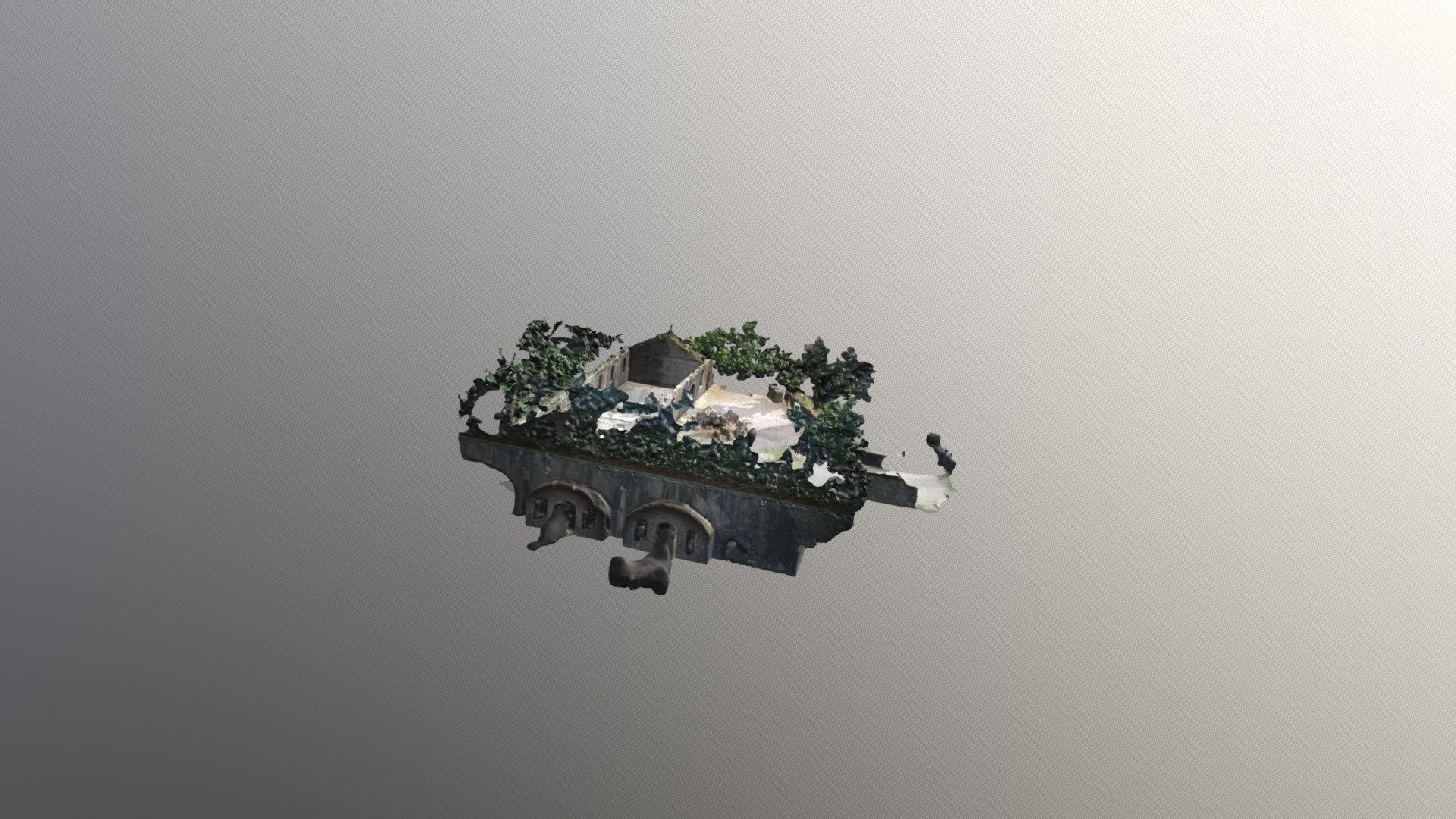 大武崙砲台 Simplified 3d Mesh - 3D model by b02230019 [d9fd8ad] - Sketchfab