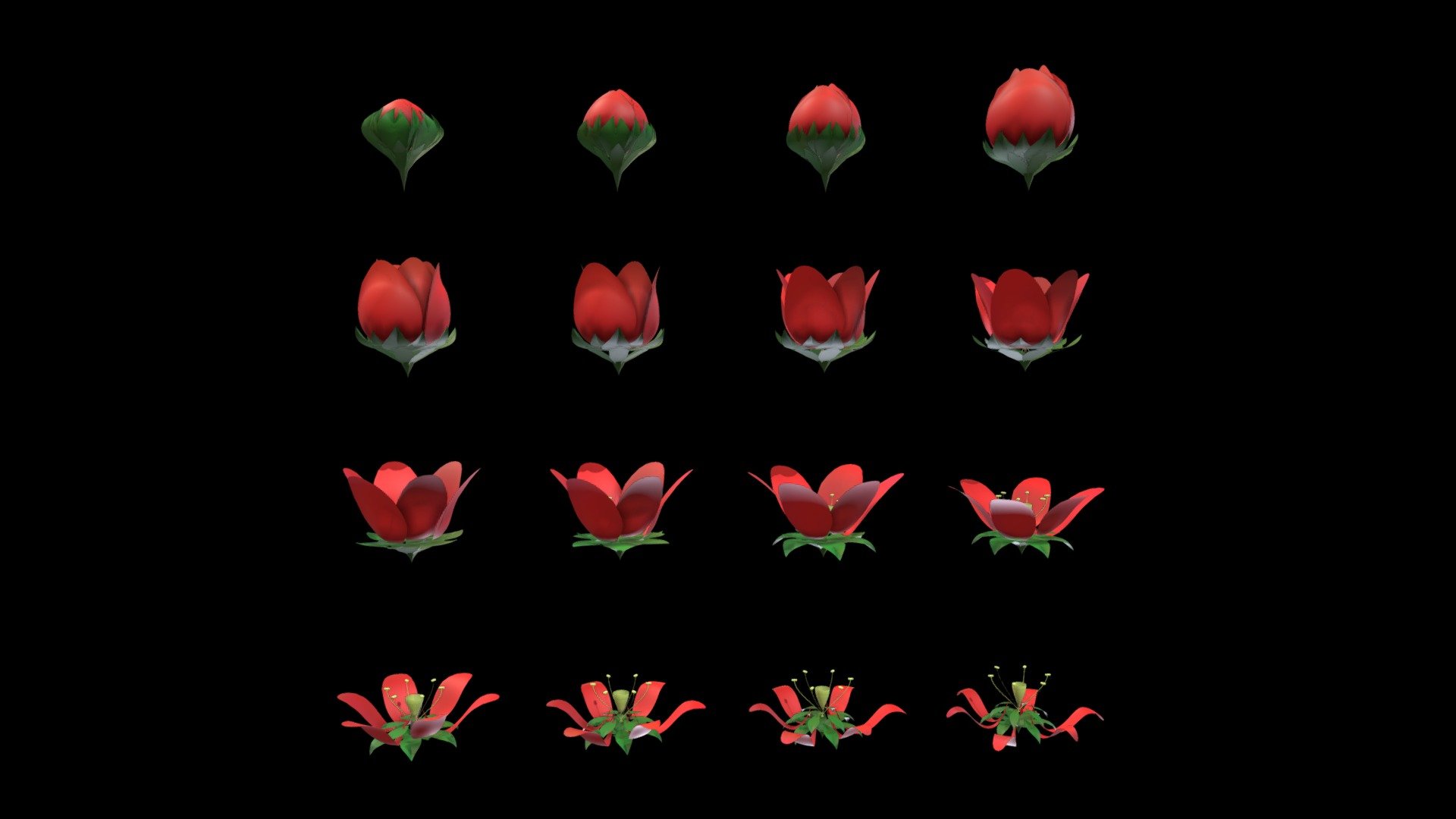 Digital_Flower_D_by xyzuvwopq - Download Free 3D model by xyzuvwopq ...